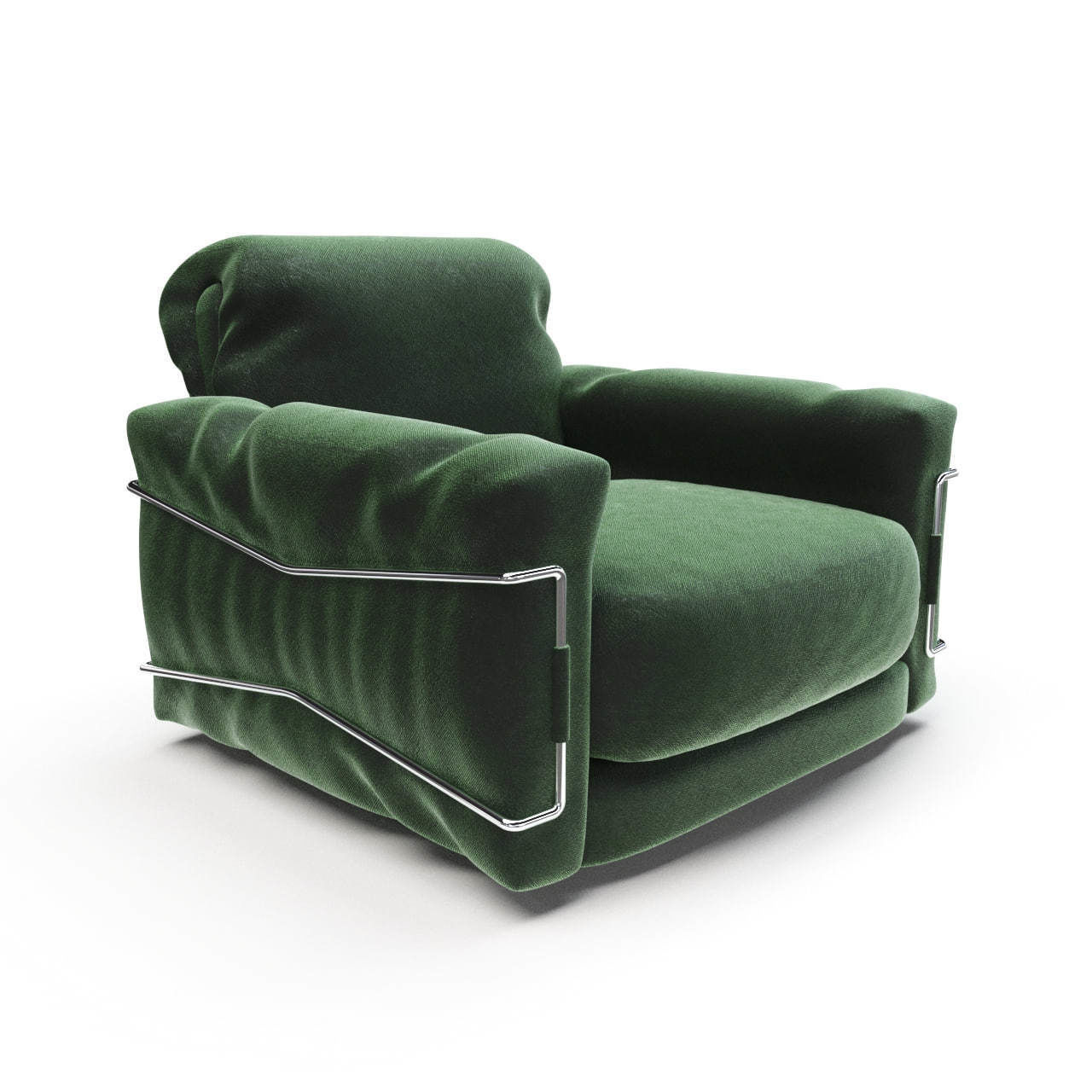 Ceriotti Italia Pair of Pompon Lounge Chair 3D model rigged | CGTrader