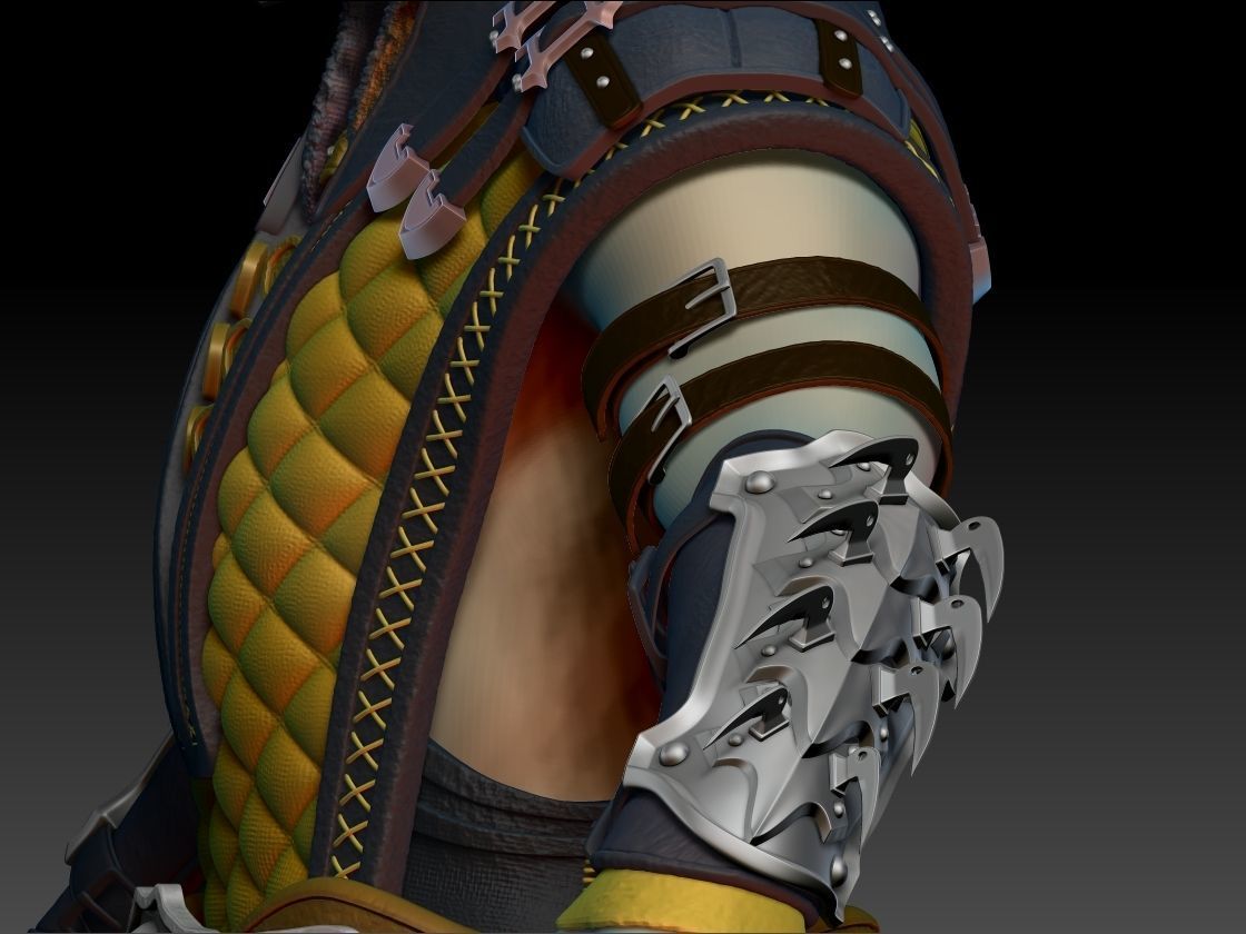 Mortal Kombat Scorpion High Poly With Mixed Armor 3D model | CGTrader