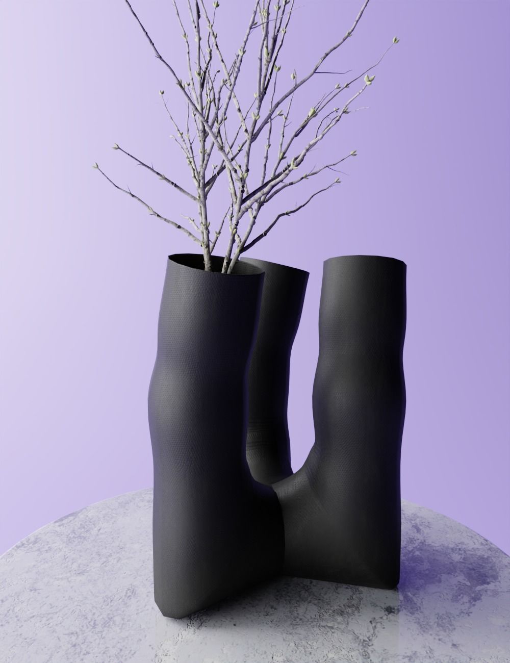 Tube Vase - STL File for 3D printing - digital download 3D model 3D ...