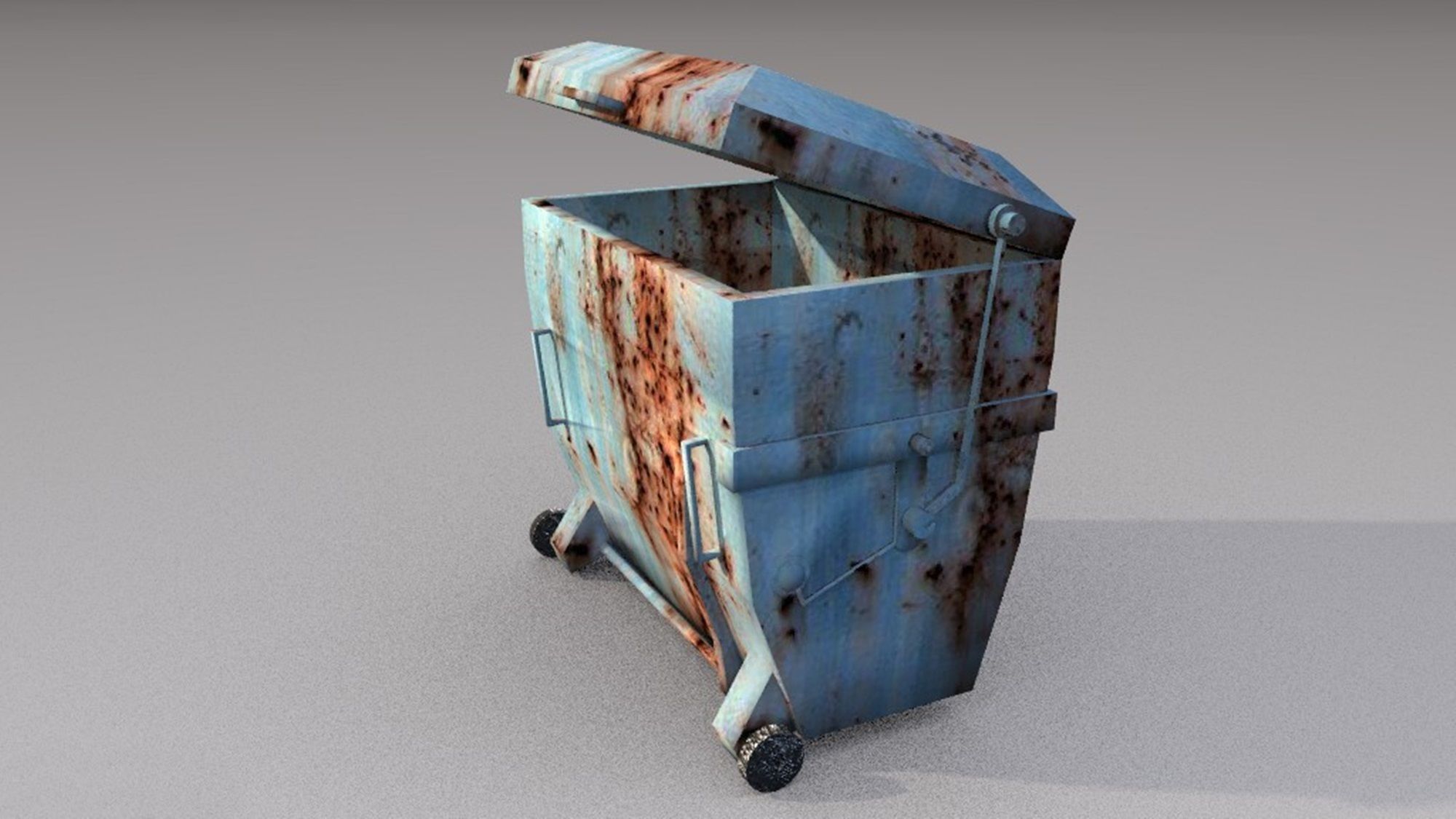 3D model garbage container trash box VR / AR / low-poly | CGTrader