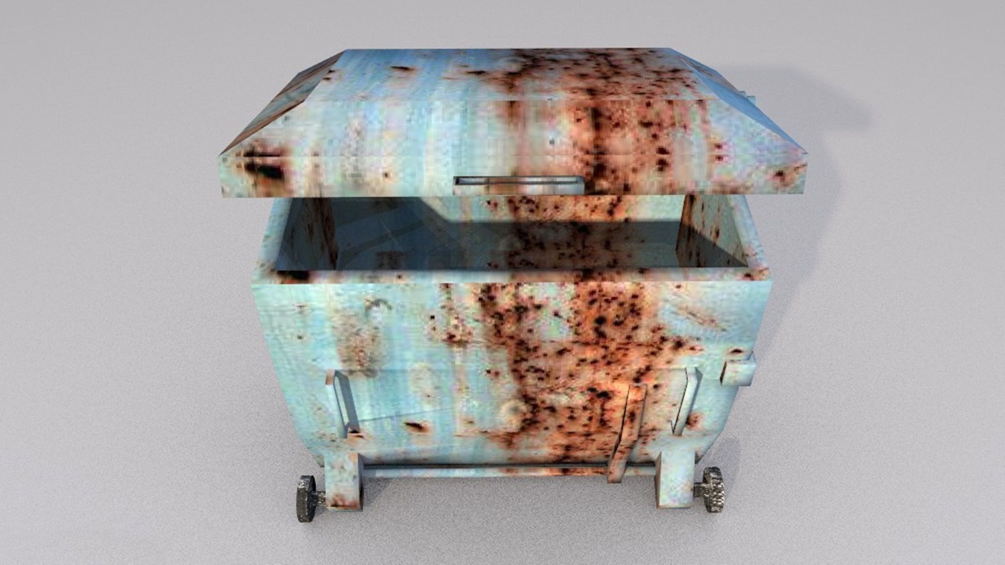 3D model garbage container trash box VR / AR / low-poly | CGTrader