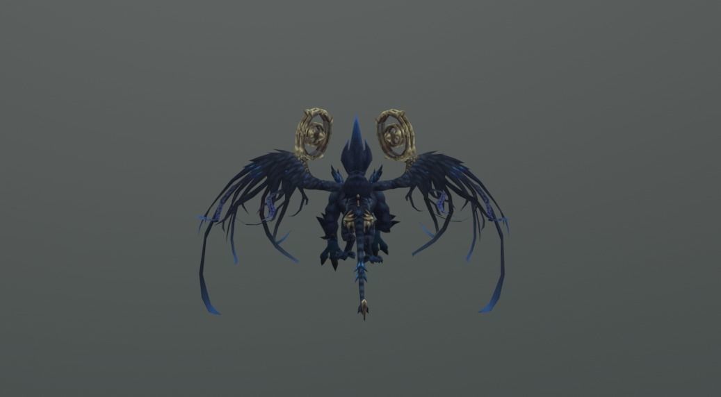 3D model Dark Garuda Fantasy Monster Low Poly VR / AR / low-poly | CGTrader