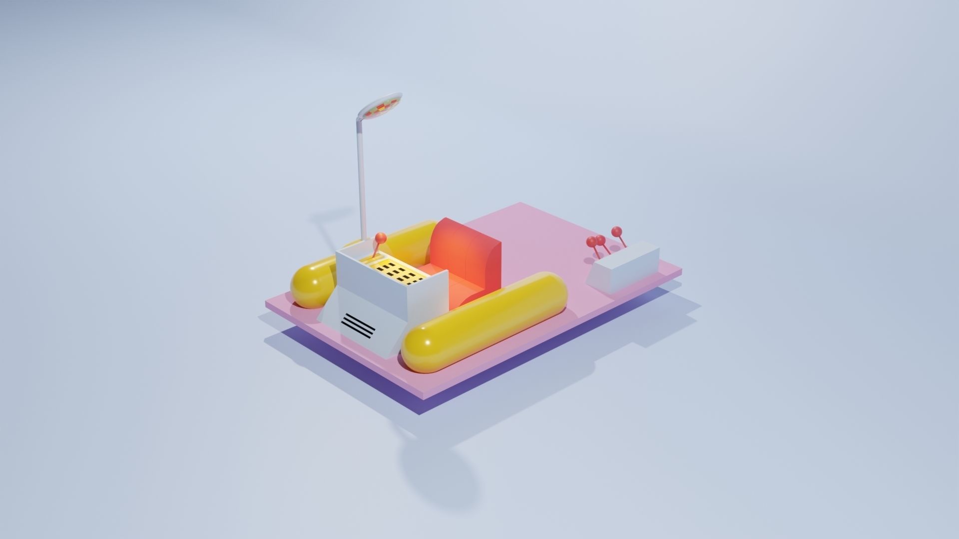 Doraemon Time Machine 3D model | CGTrader