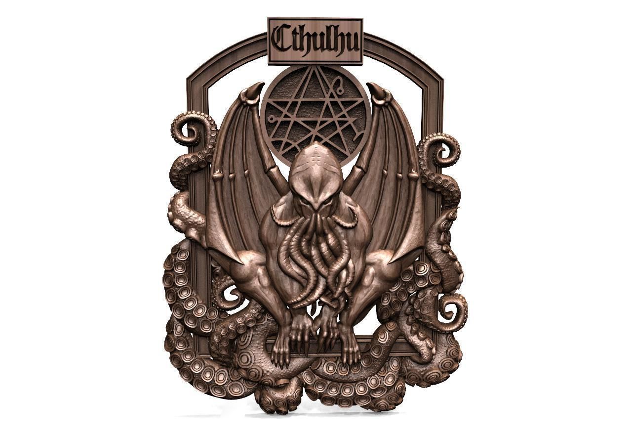 Cthulhu CNC 3D model 3D printable | CGTrader