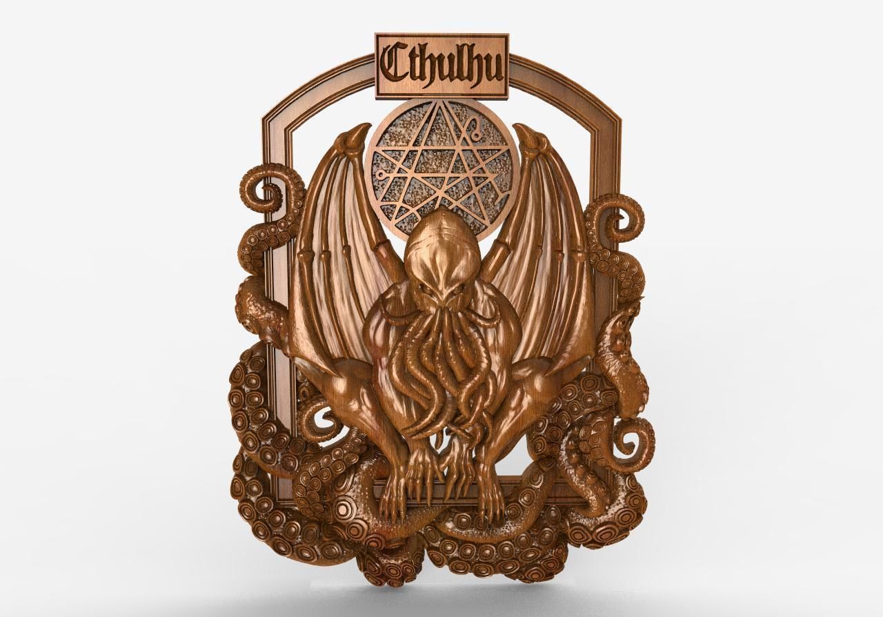 Cthulhu CNC 3D model 3D printable | CGTrader