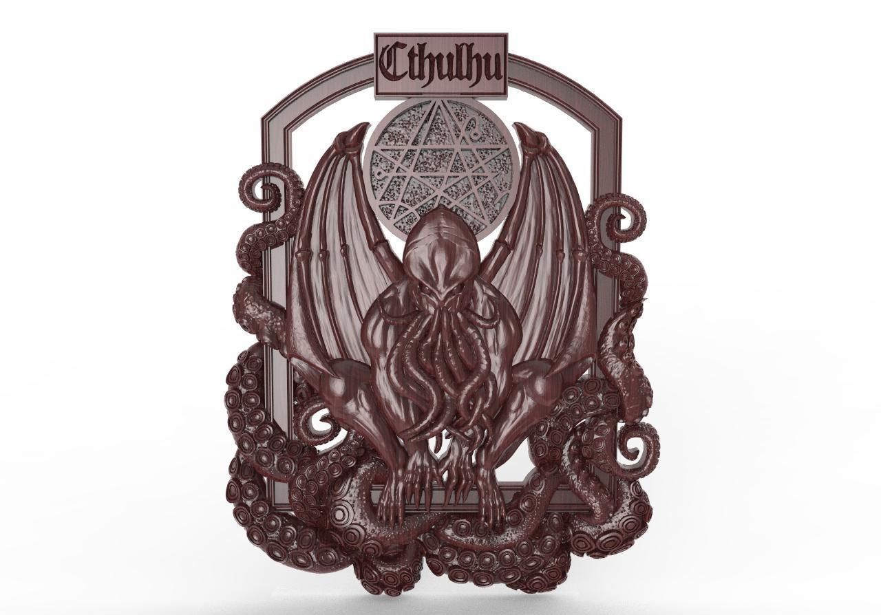 Cthulhu CNC 3D model 3D printable | CGTrader