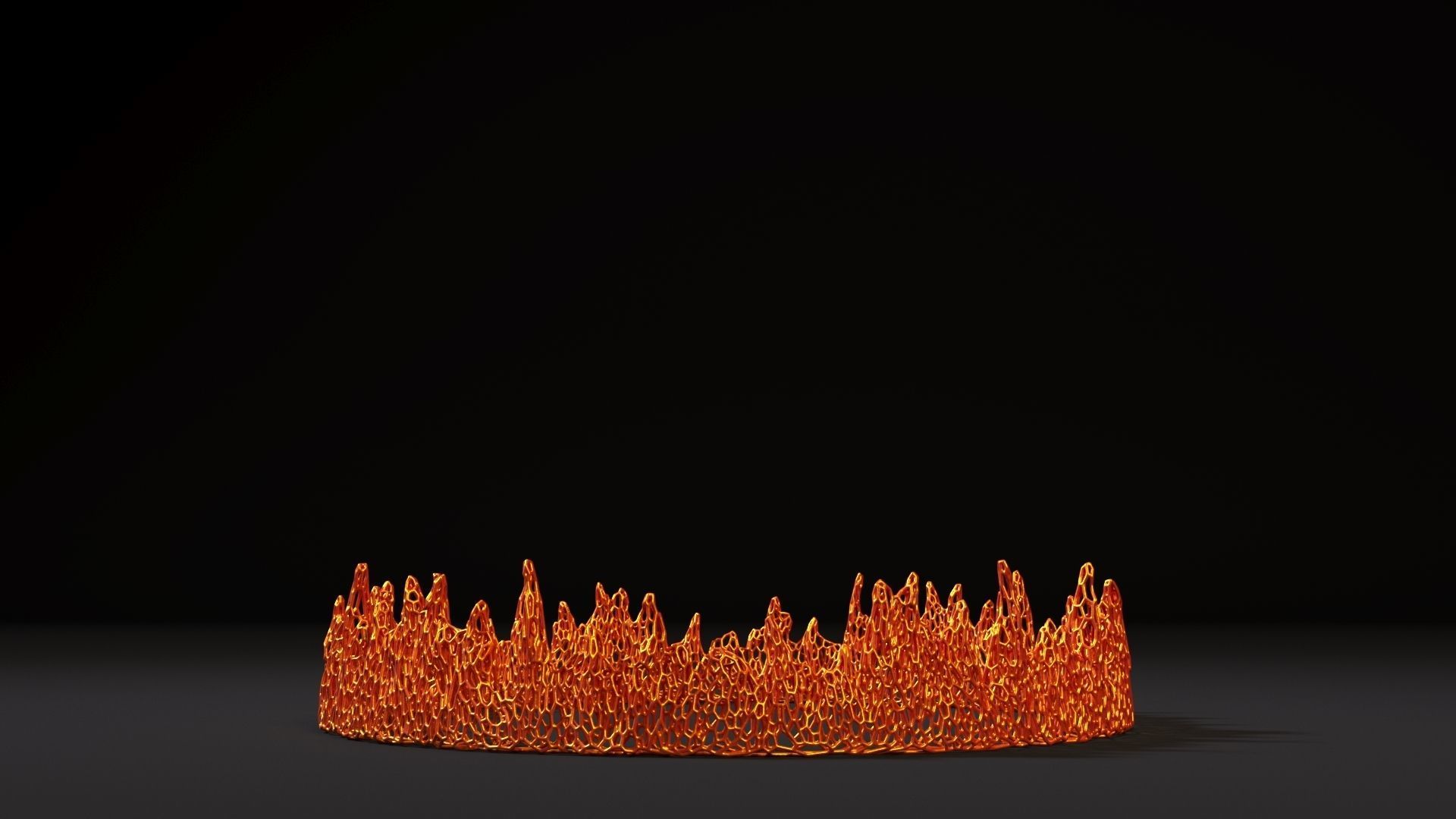 Fire flame Set 3D model 3D printable | CGTrader