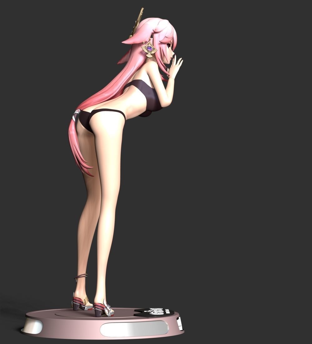 Yae Miko - Genshin Impact 3D model 3D printable | CGTrader