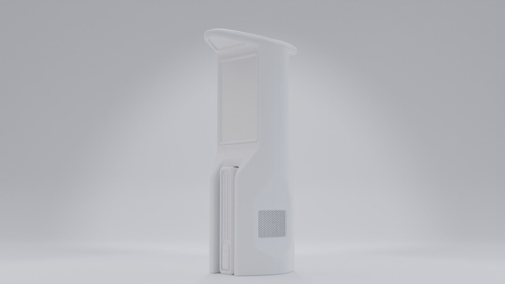 3D model Public Multi Information Display Concept VR / AR / low-poly ...
