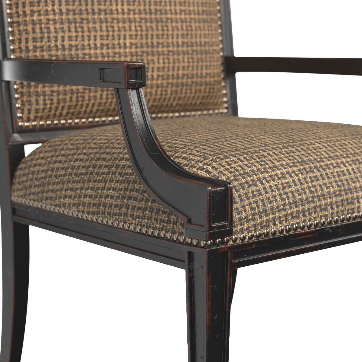 Sanctuary Mirage Arm Chair Ebony 3D model | CGTrader