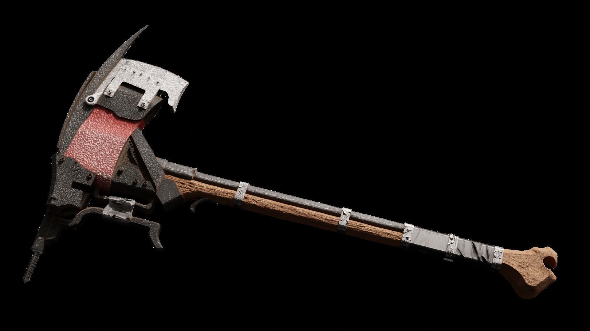 Swede axe from Atomic Heart 3D model 3D printable | CGTrader