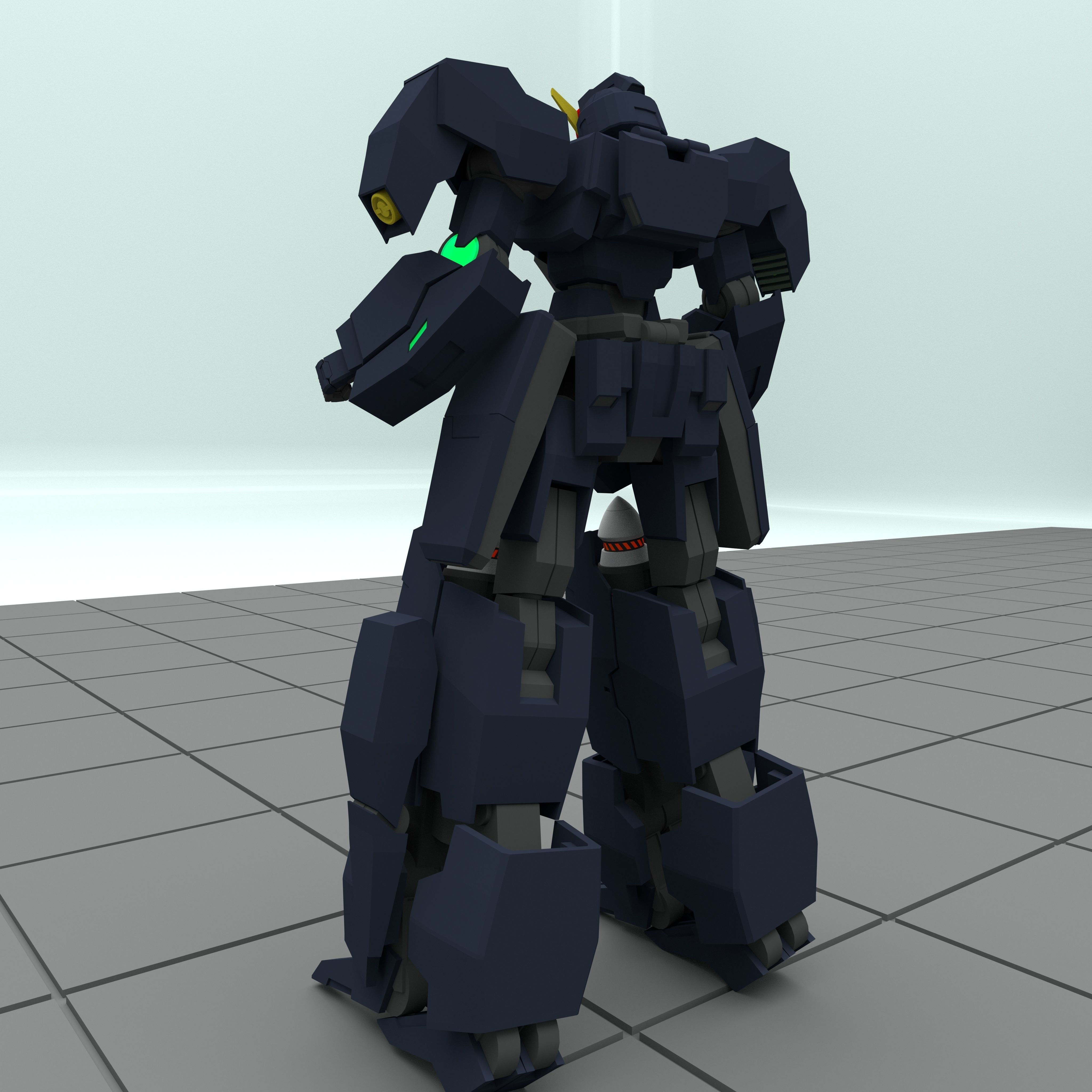 GN-008RE Seravee II 3D model | CGTrader