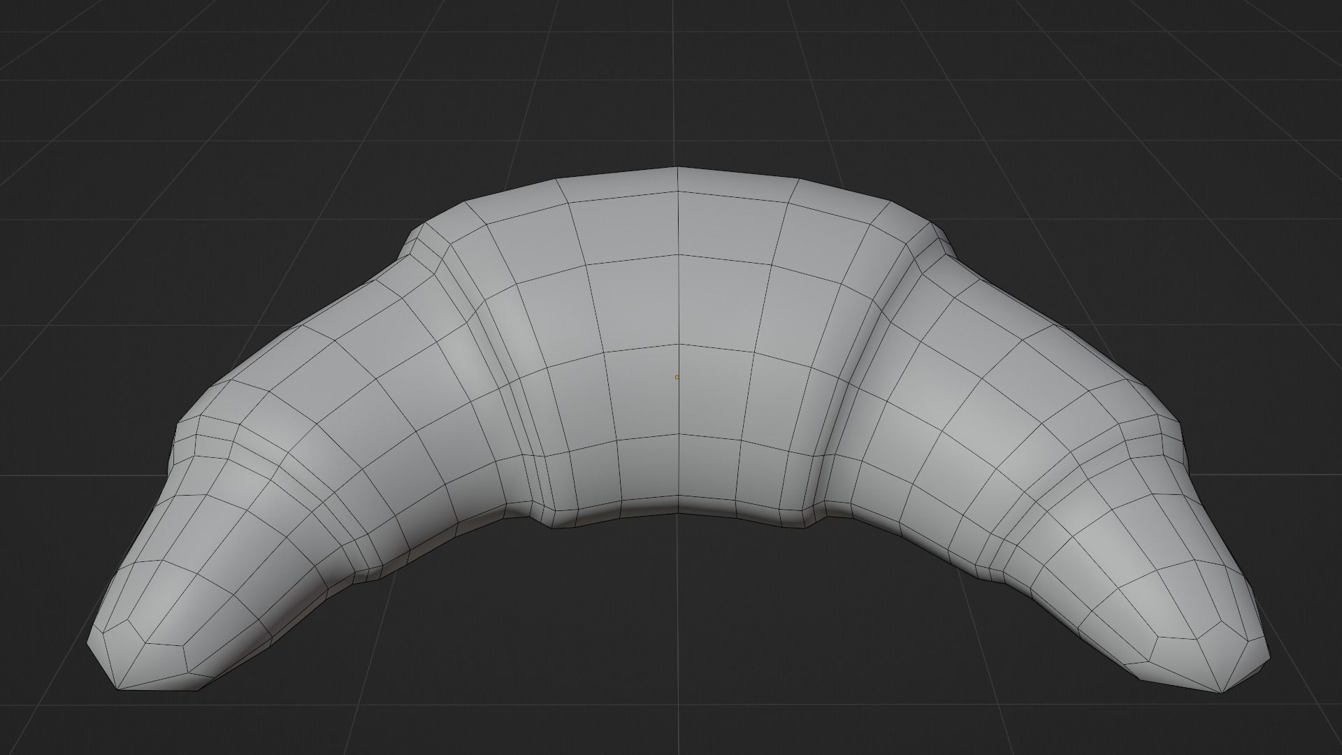 3D model Curved Croissant VR / AR / low-poly | CGTrader