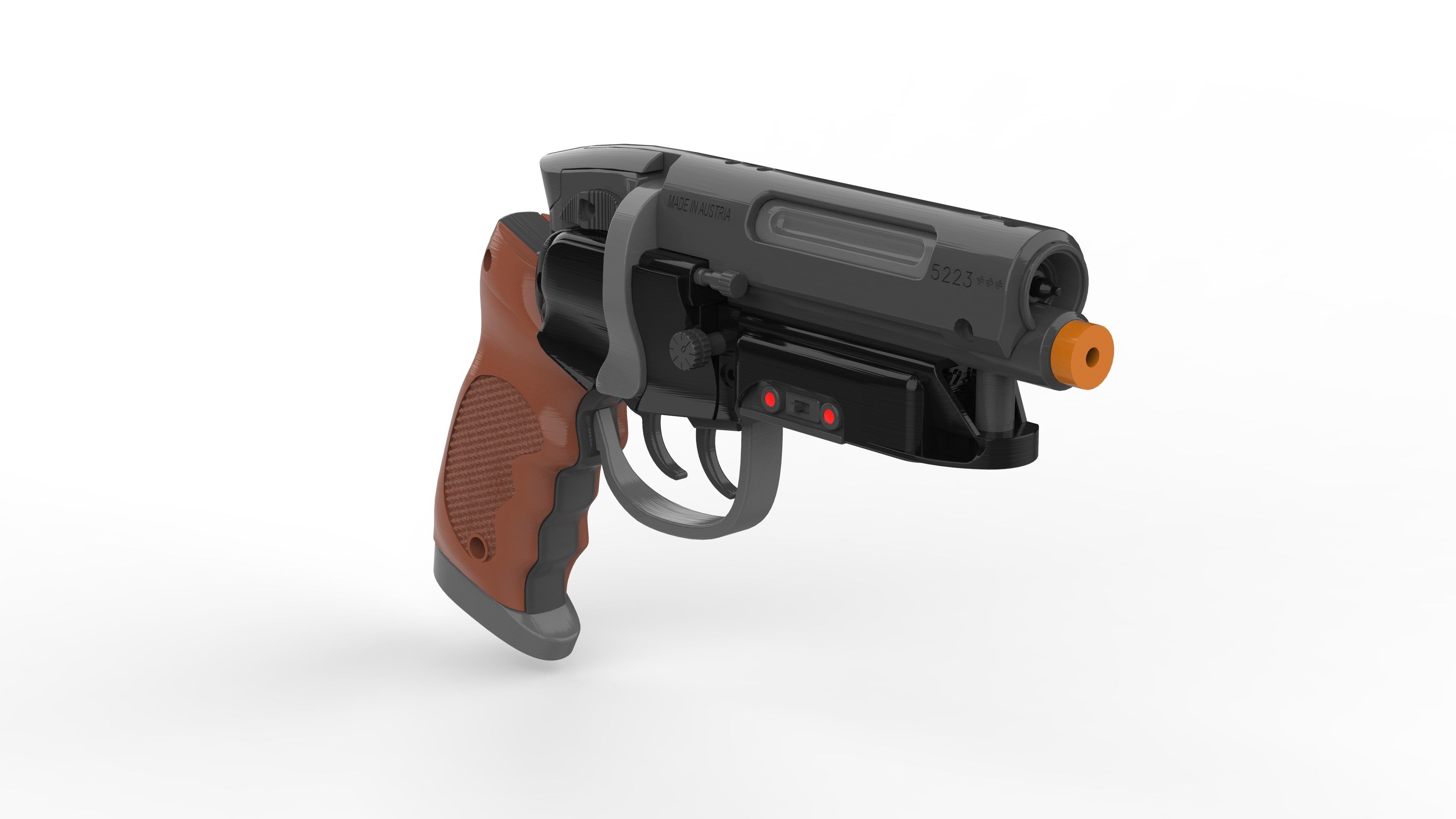 Deckards Blaster - Blade Runner - Printable 3d model - STL 3D model 3D ...