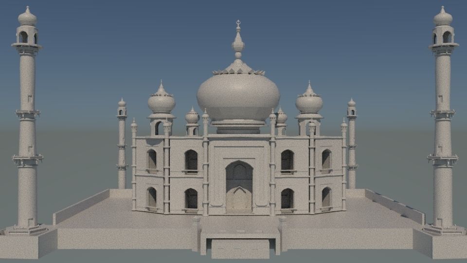 3D model Taj Mahal VR / AR / low-poly | CGTrader