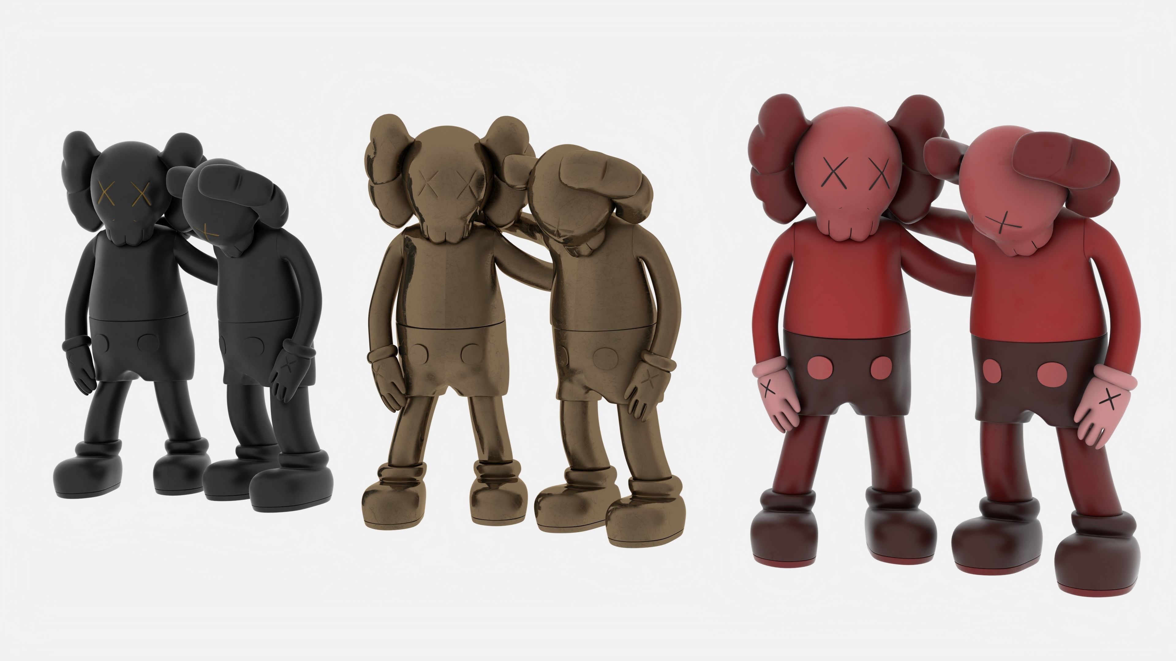 Kaws Toy 3D model rigged | CGTrader