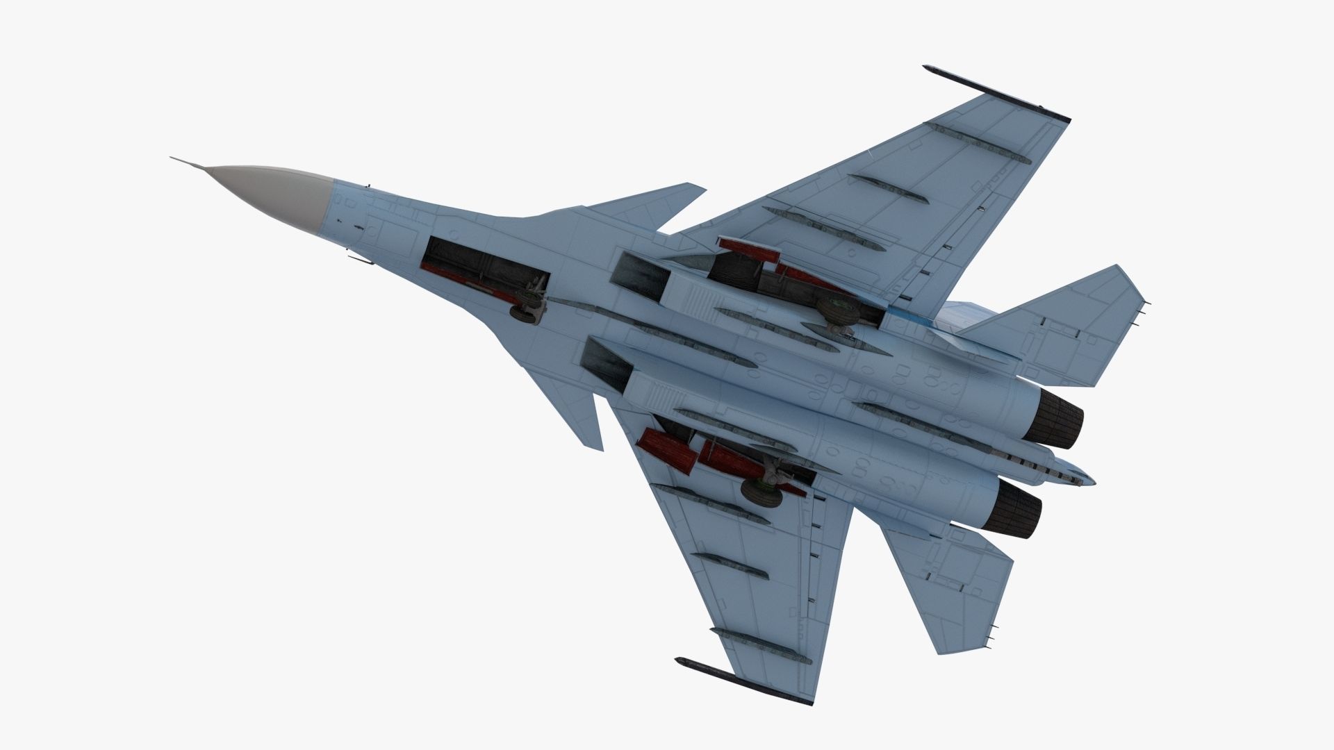 3D model 4K textures Su-33 Flanker VR / AR / low-poly | CGTrader