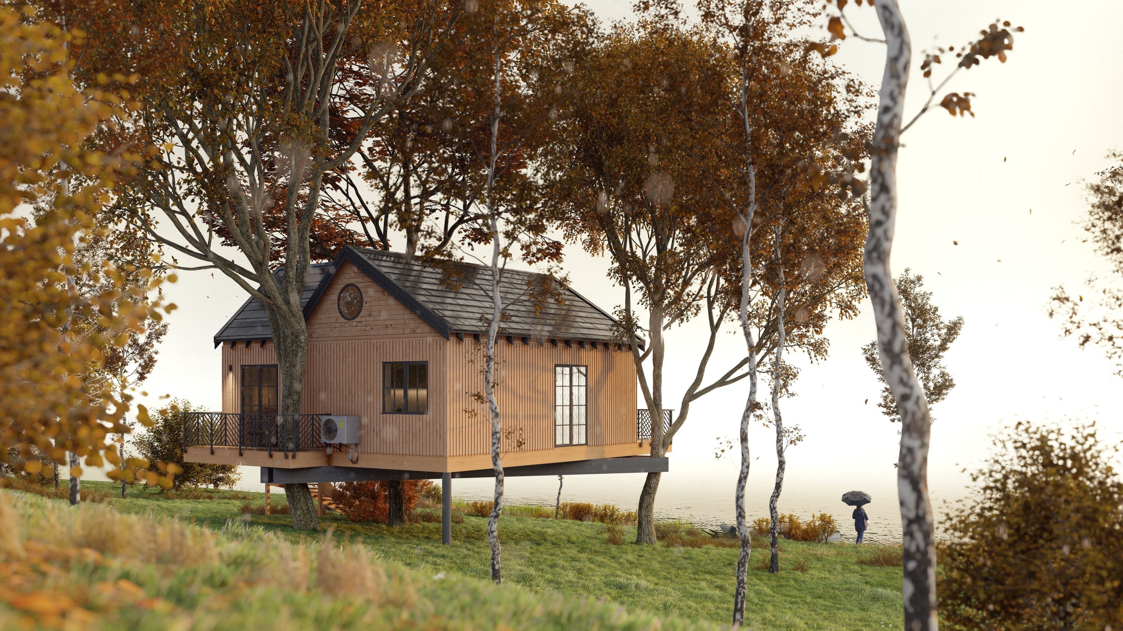Treehouse scene Lumion12 archicad sketchup 3D model animated | CGTrader