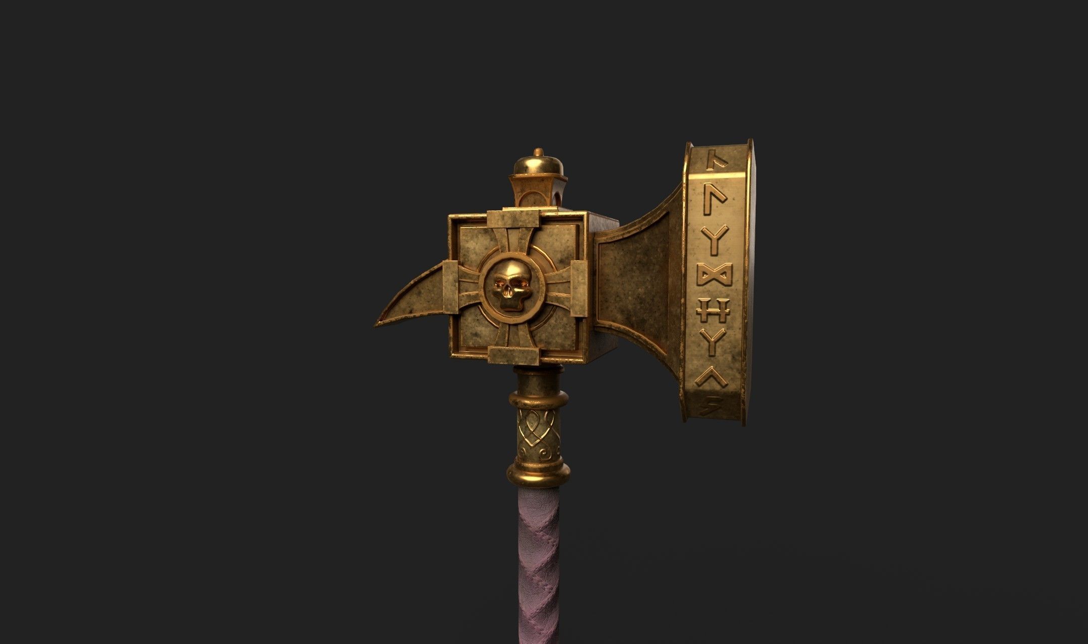 3D model Karl Franz Warhammer Ghal Maraz VR / AR / low-poly | CGTrader