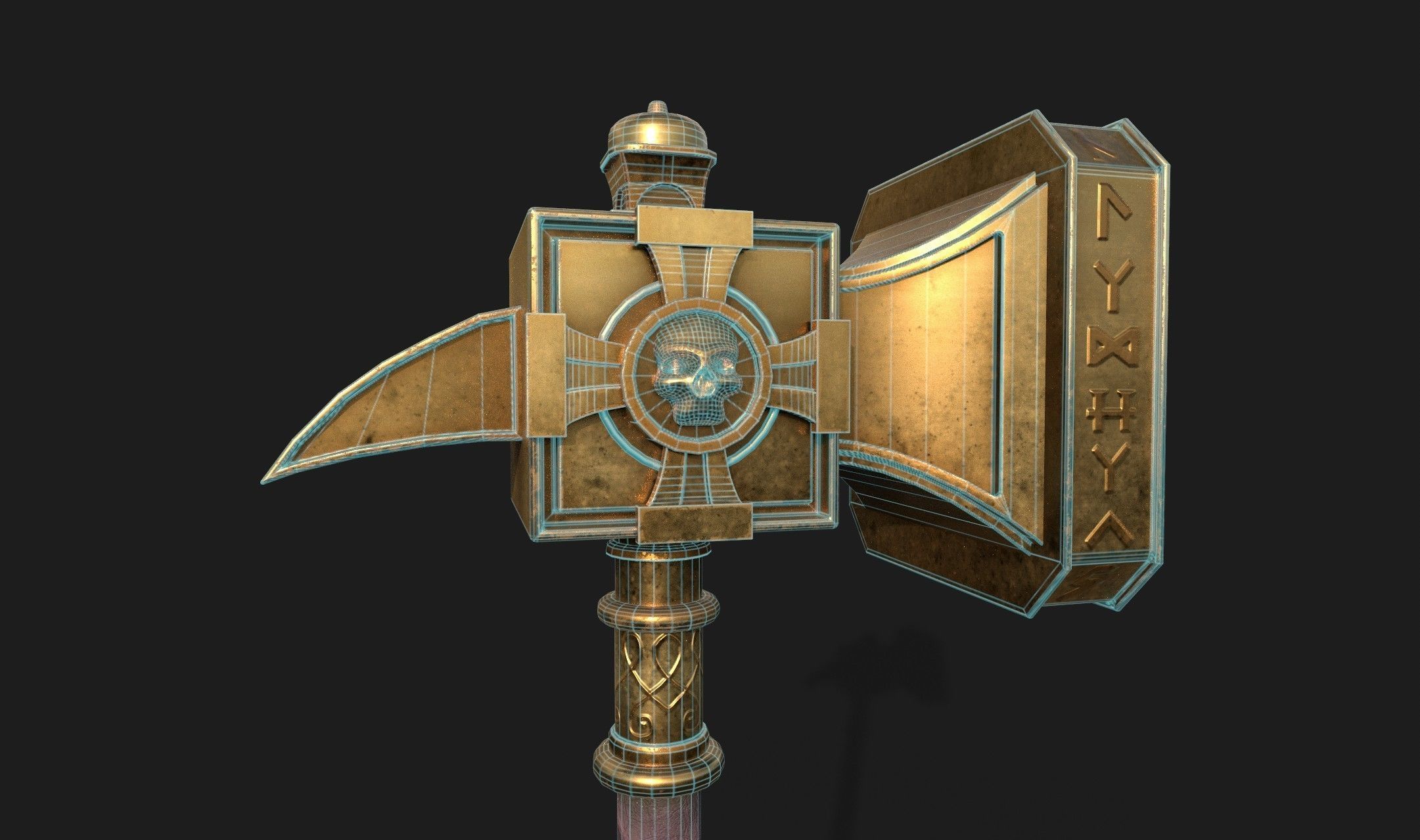 3D model Karl Franz Warhammer Ghal Maraz VR / AR / low-poly | CGTrader