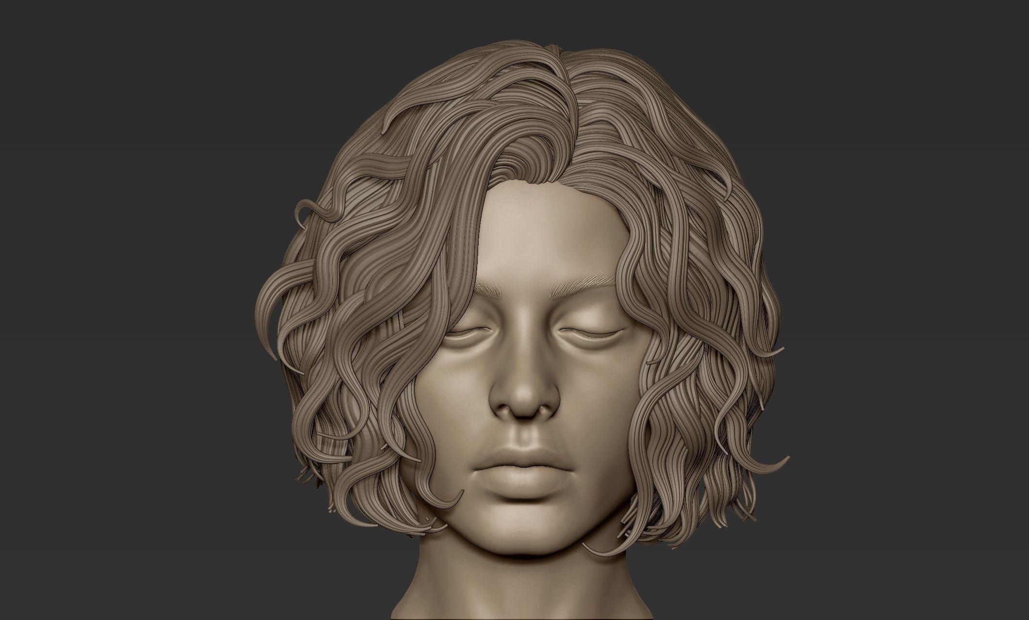 Hair 58 3D model | CGTrader