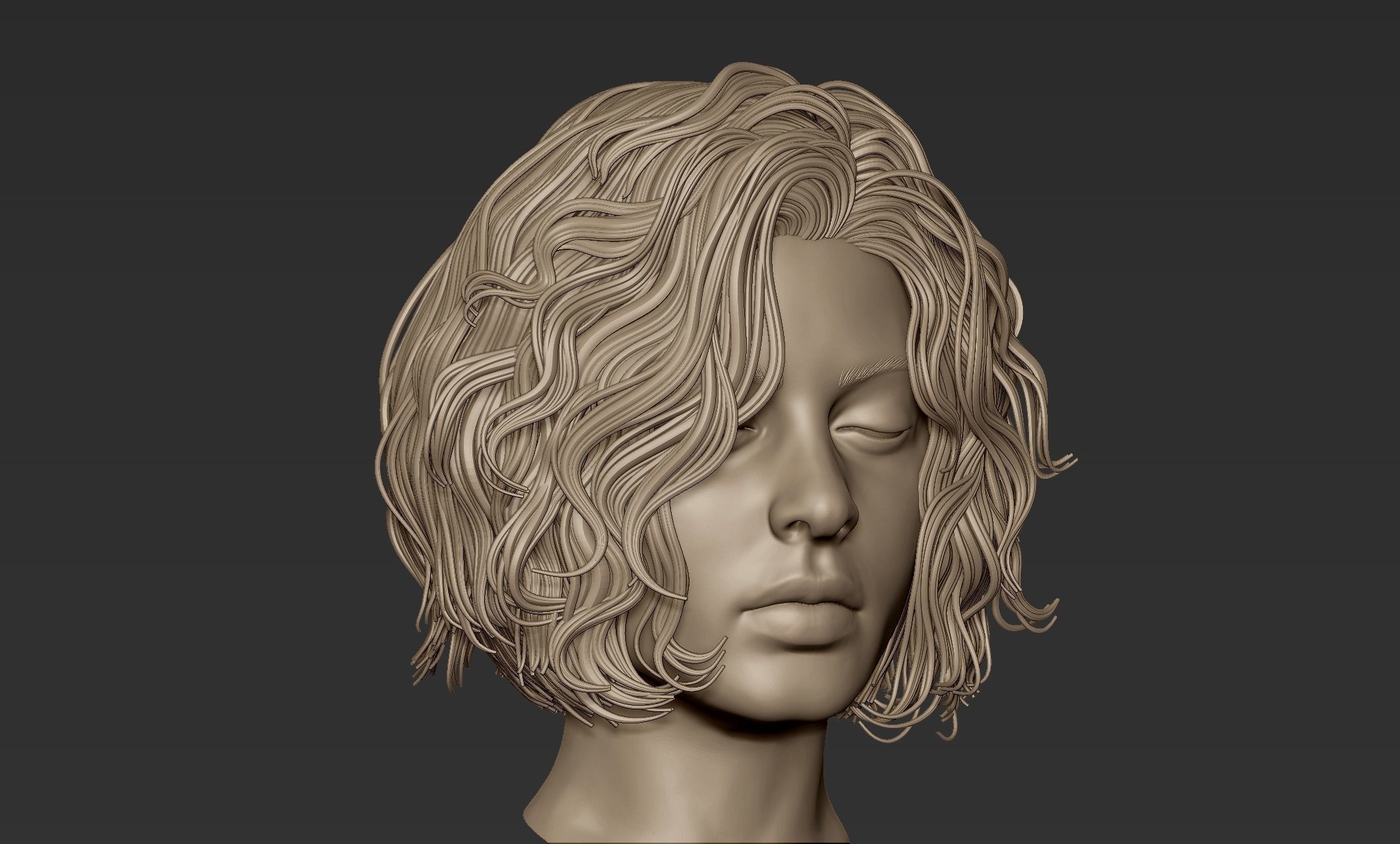 Hair 58 3D model | CGTrader