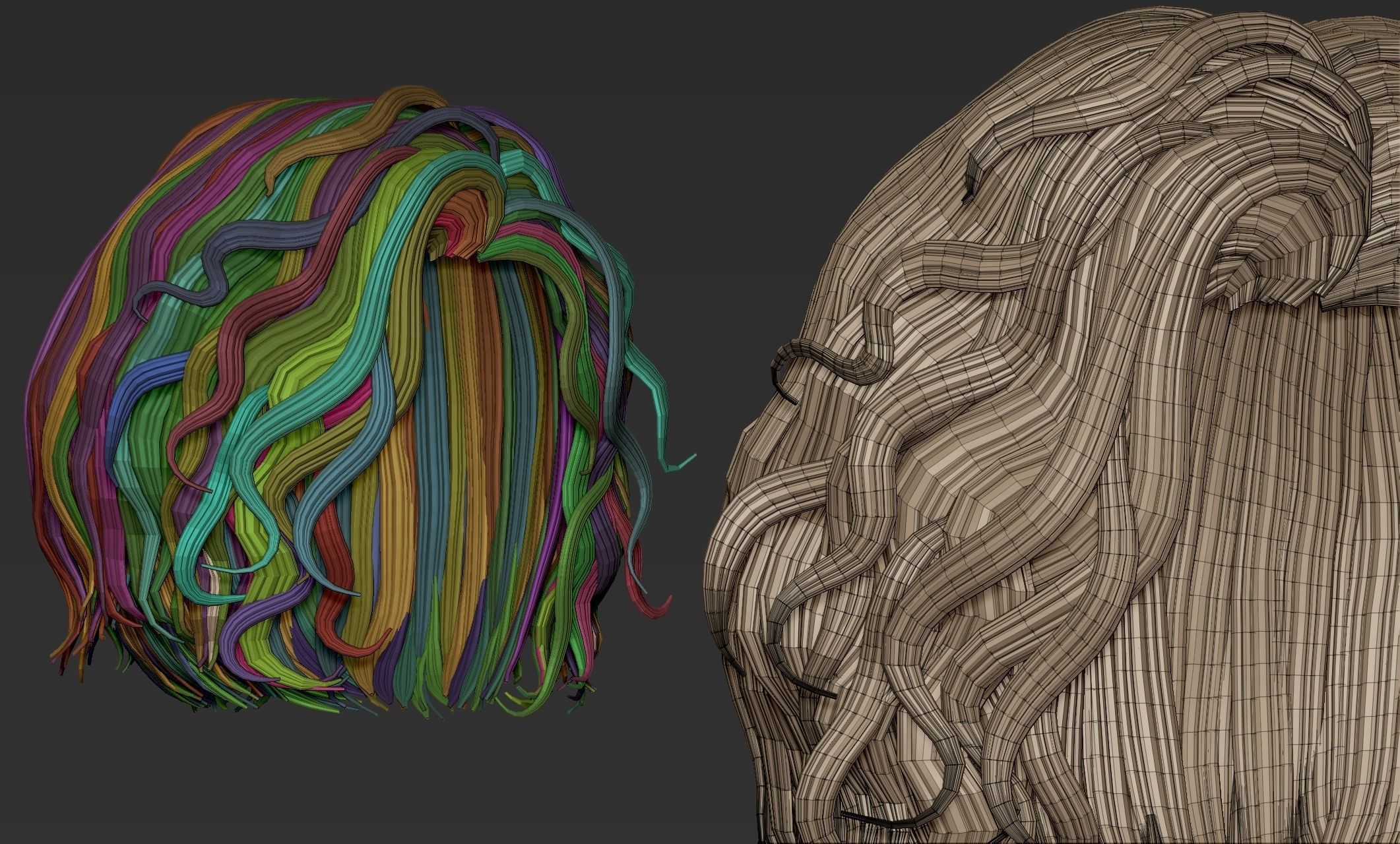 Hair 58 3D model | CGTrader