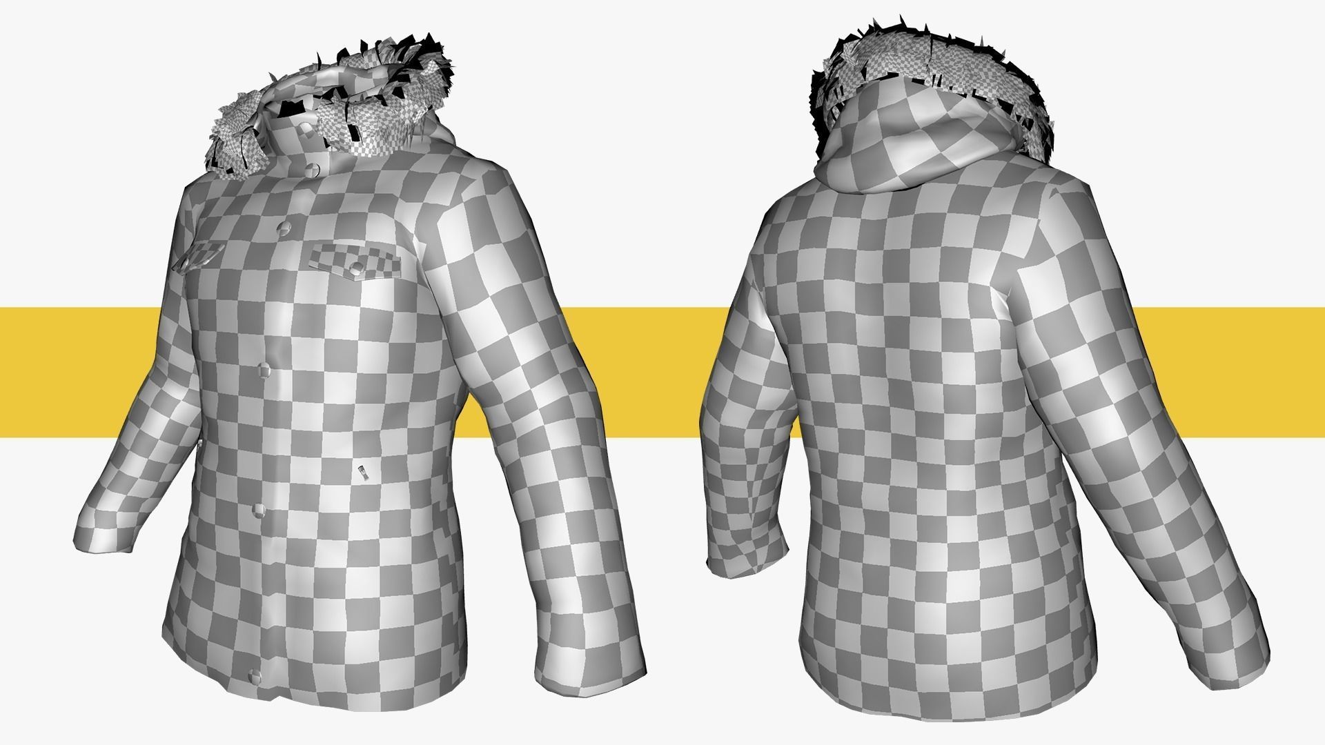 3D model Coat Realistic 3D Rigged VR / AR / low-poly | CGTrader