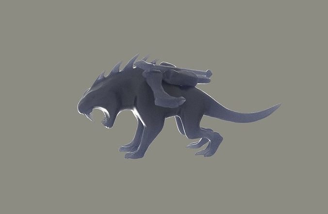 MLG Scalehound Courier DOTA 2 3D Model 3D model 3D printable | CGTrader