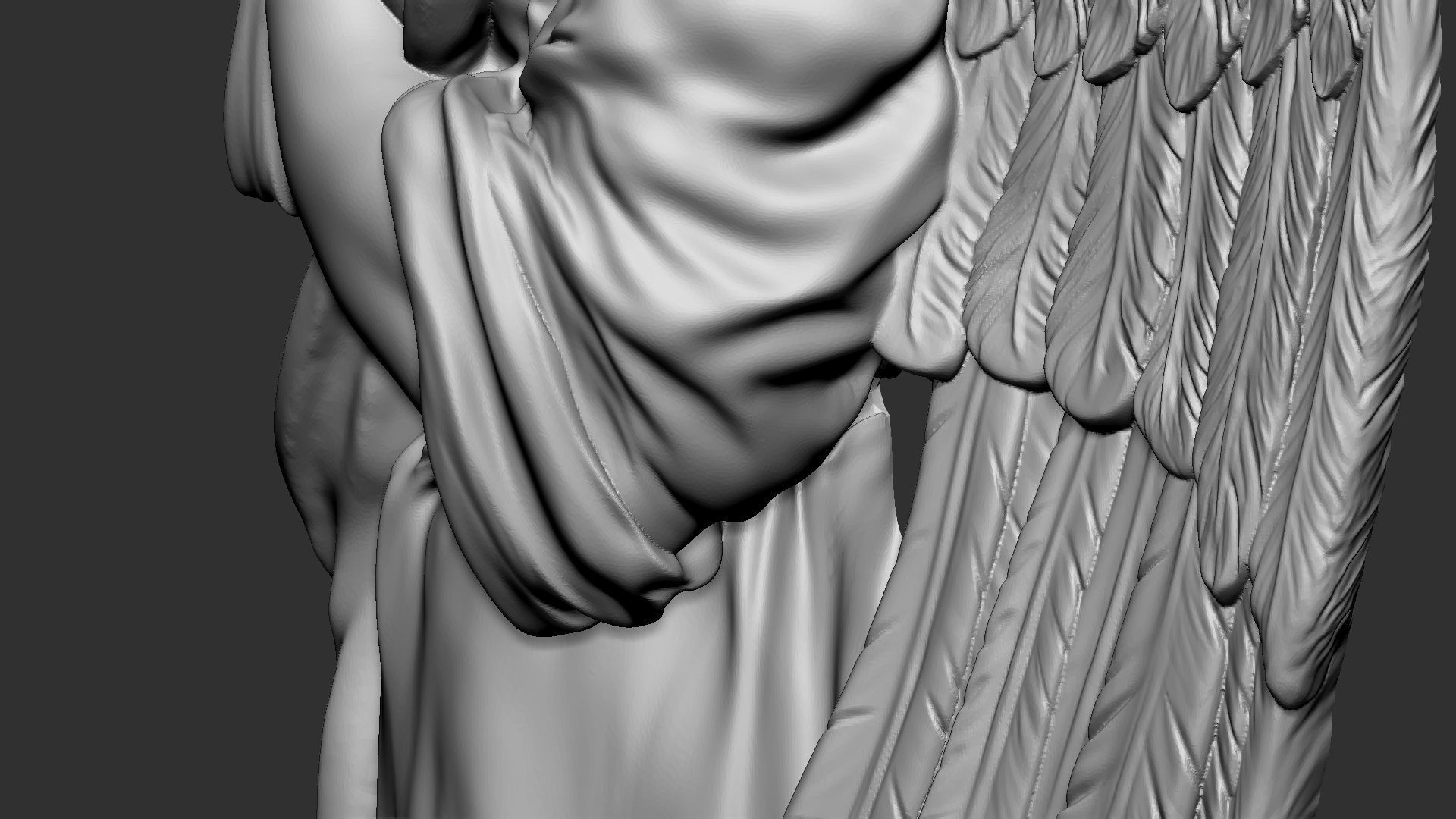 Angel Bas-Relief 2 3D model 3D printable | CGTrader