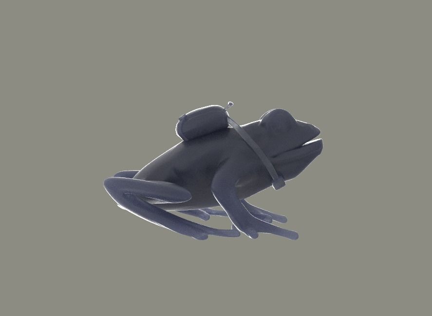 Skip the Delivery Frog Courier DOTA 2 3D Model 3D model 3D printable ...