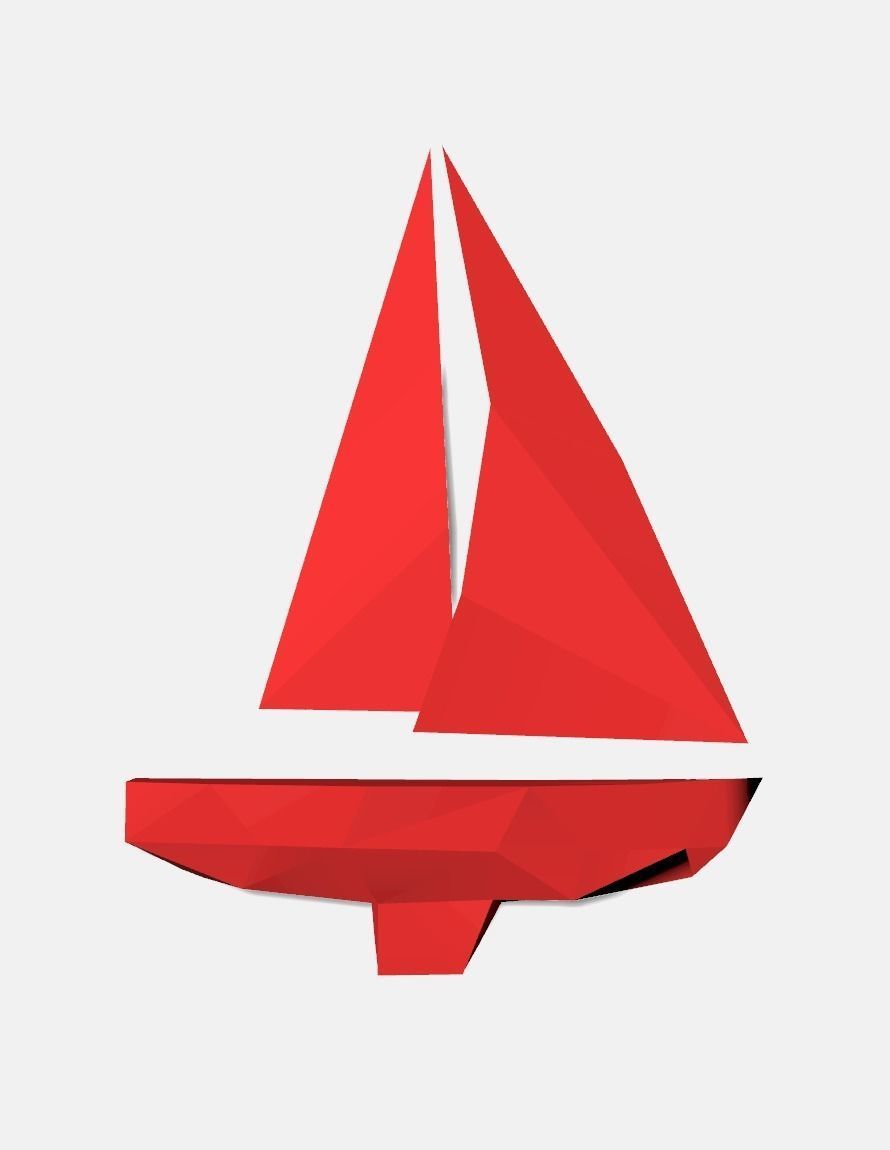 Sailing boat 3d render 3D model | CGTrader