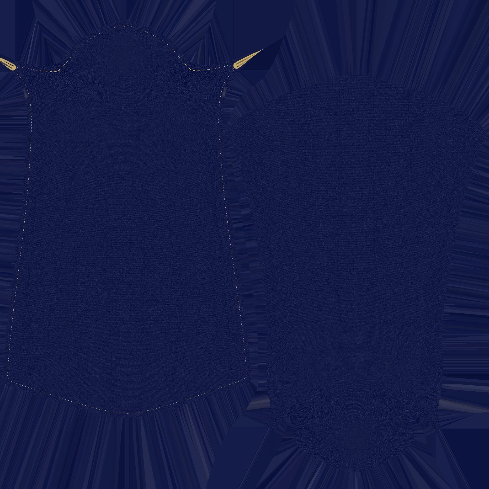 3D model Medieval Cloak A05 Full Blue - Fantasy Character Design VR ...