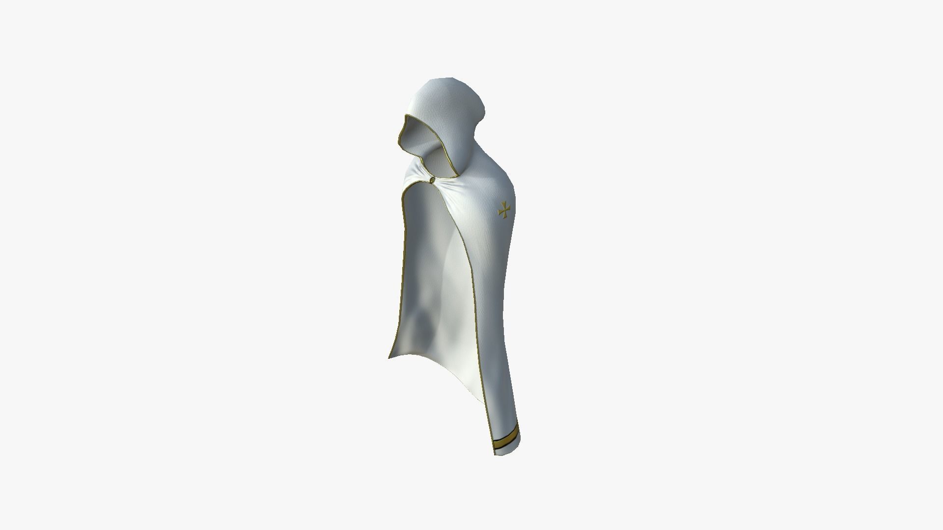 3D model Medieval Cloak A16 Holy - Fantasy Character Design VR / AR ...