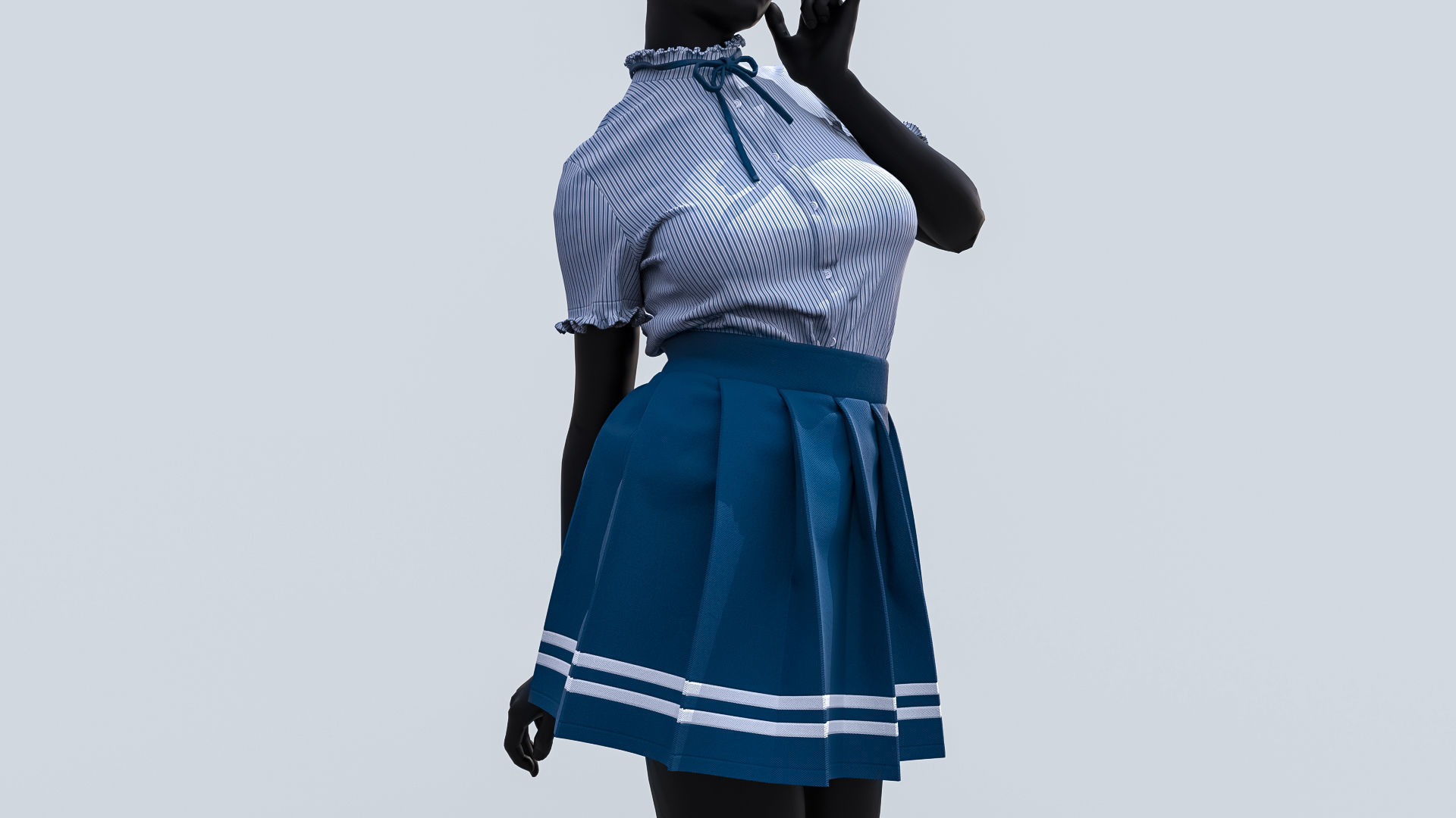 Realistic 3D Models Of School Uniforms 3D model | CGTrader