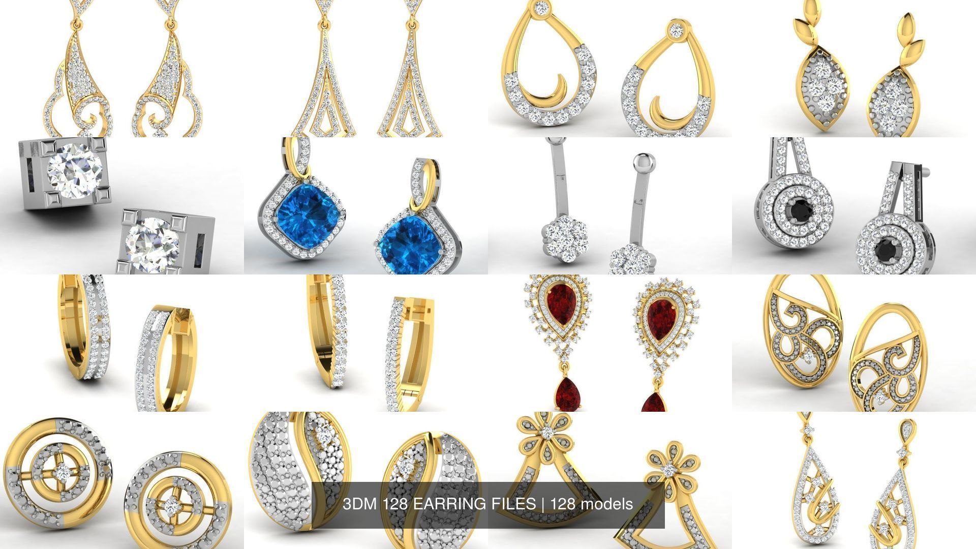 3DM 143 EARRING FILES 3D Model Collection | CGTrader
