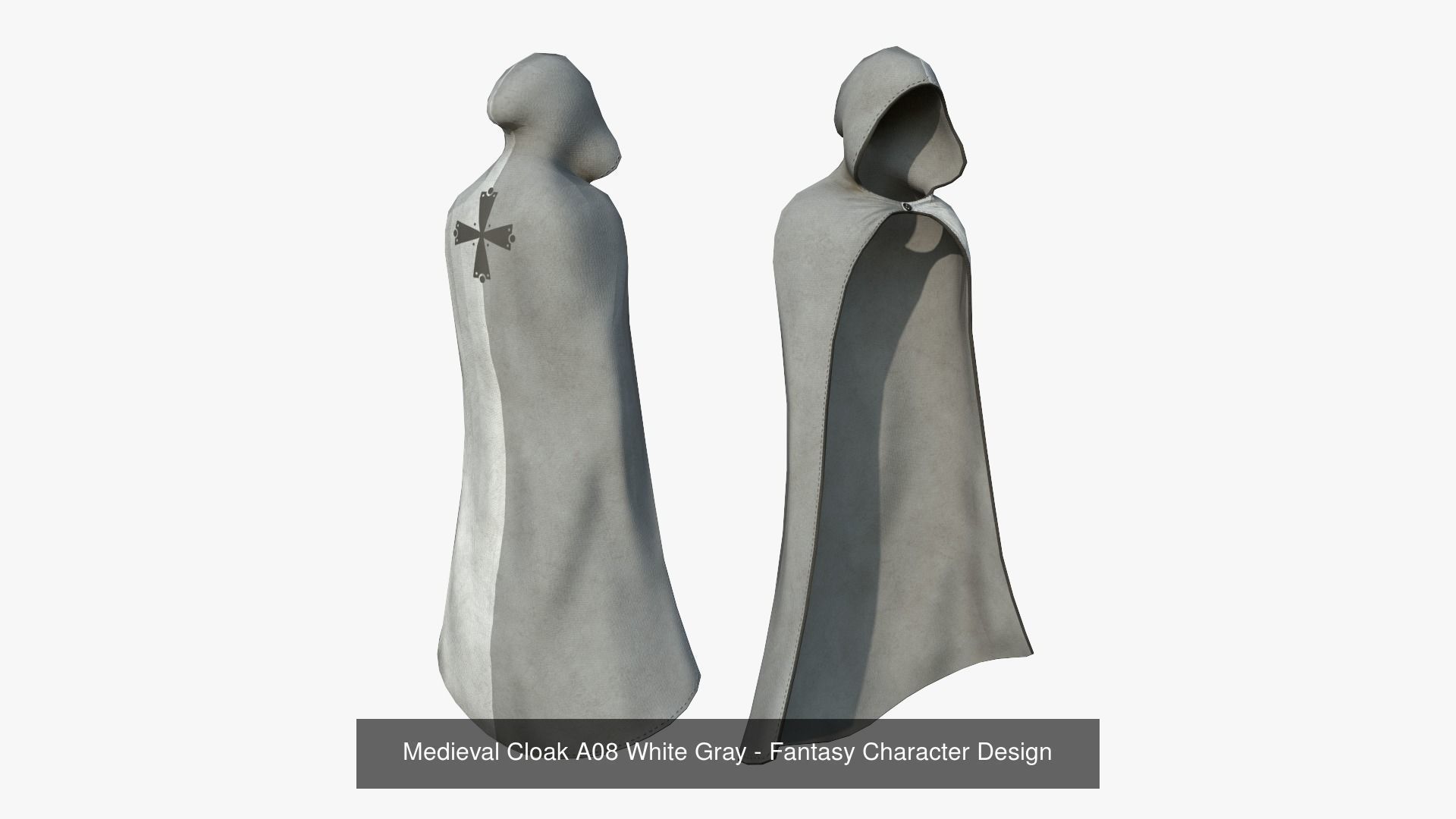 10 Medieval Cloak A Basic Collection - Fantasy Character Design VR / AR ...