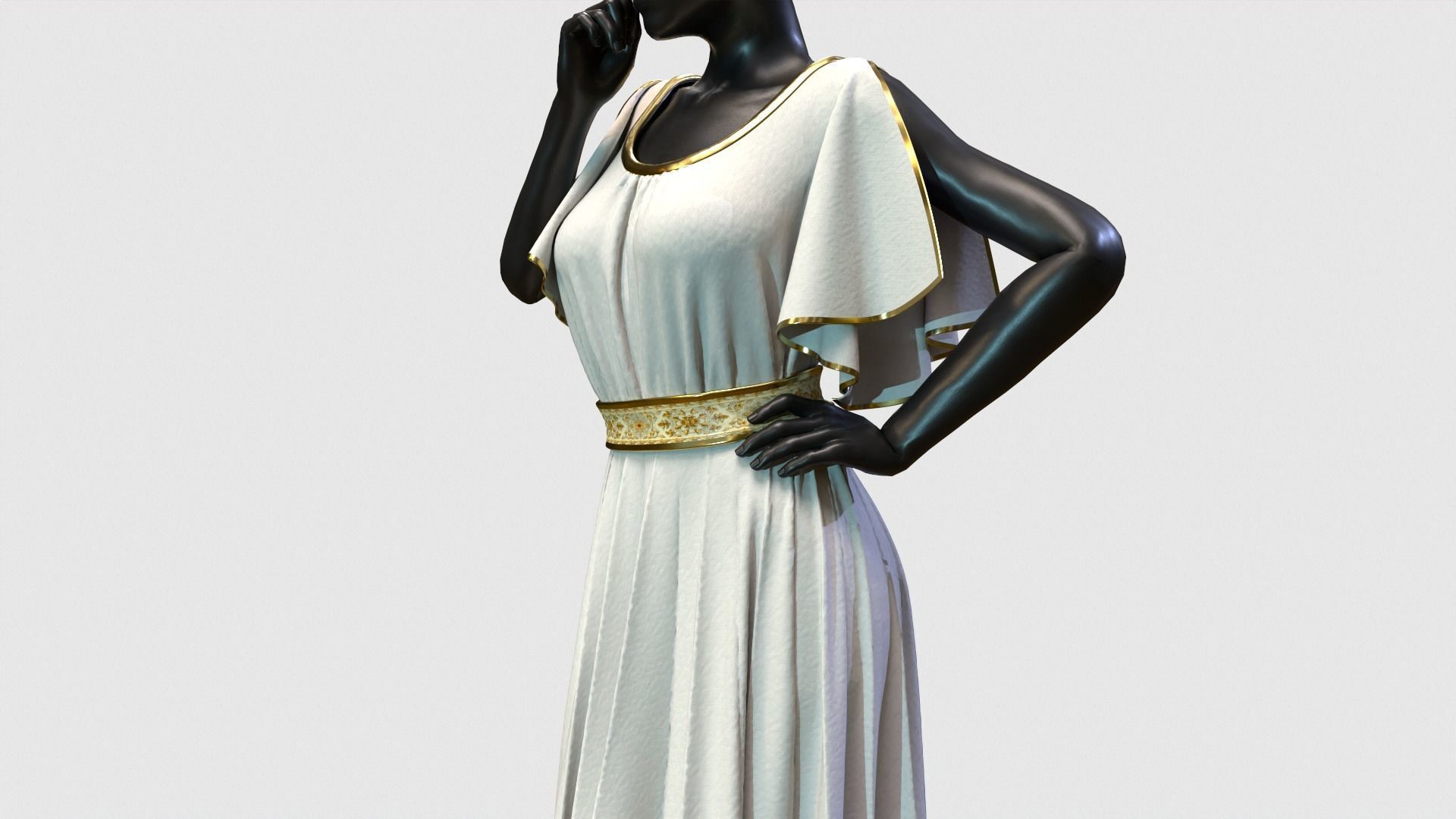 Mens and Womens Grecian Costumes 3D model | CGTrader