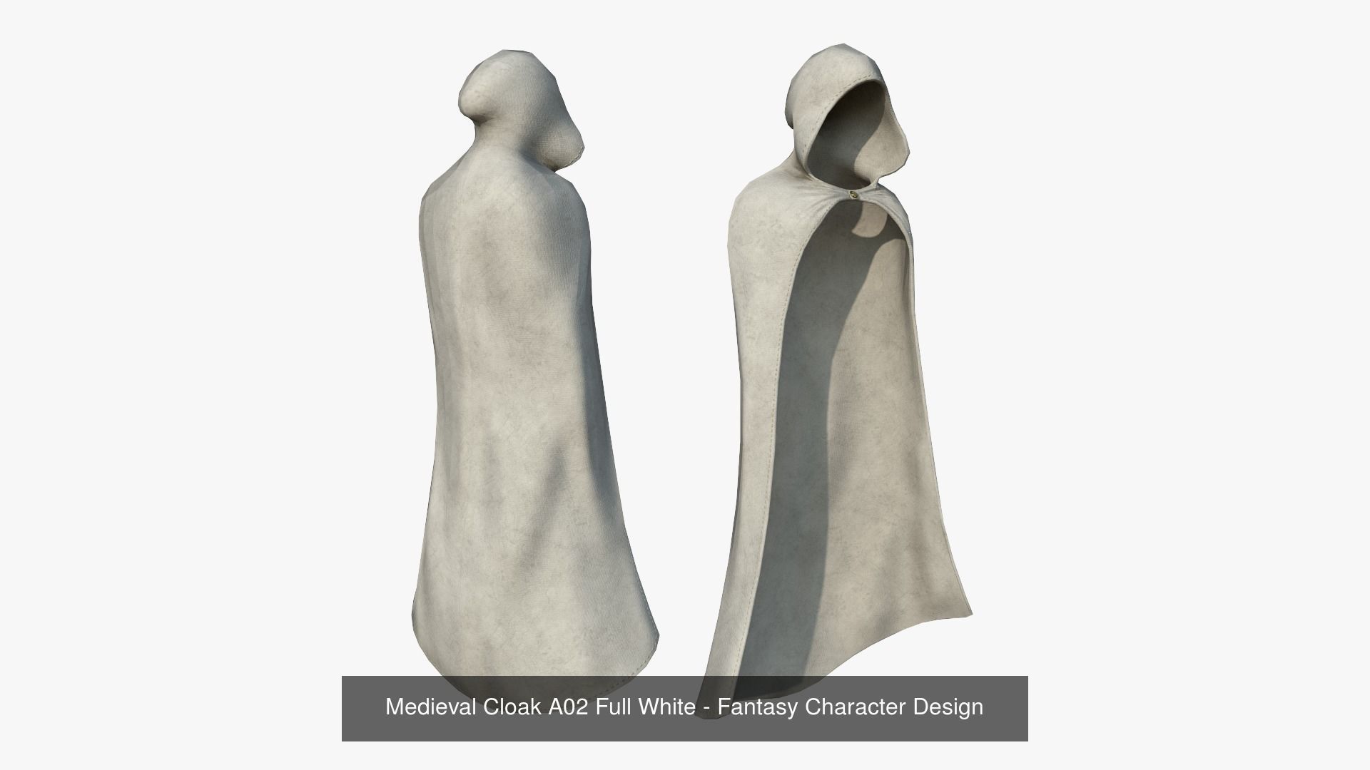 20 Medieval Cloaks A Collection - Fantasy Character Design VR / AR ...
