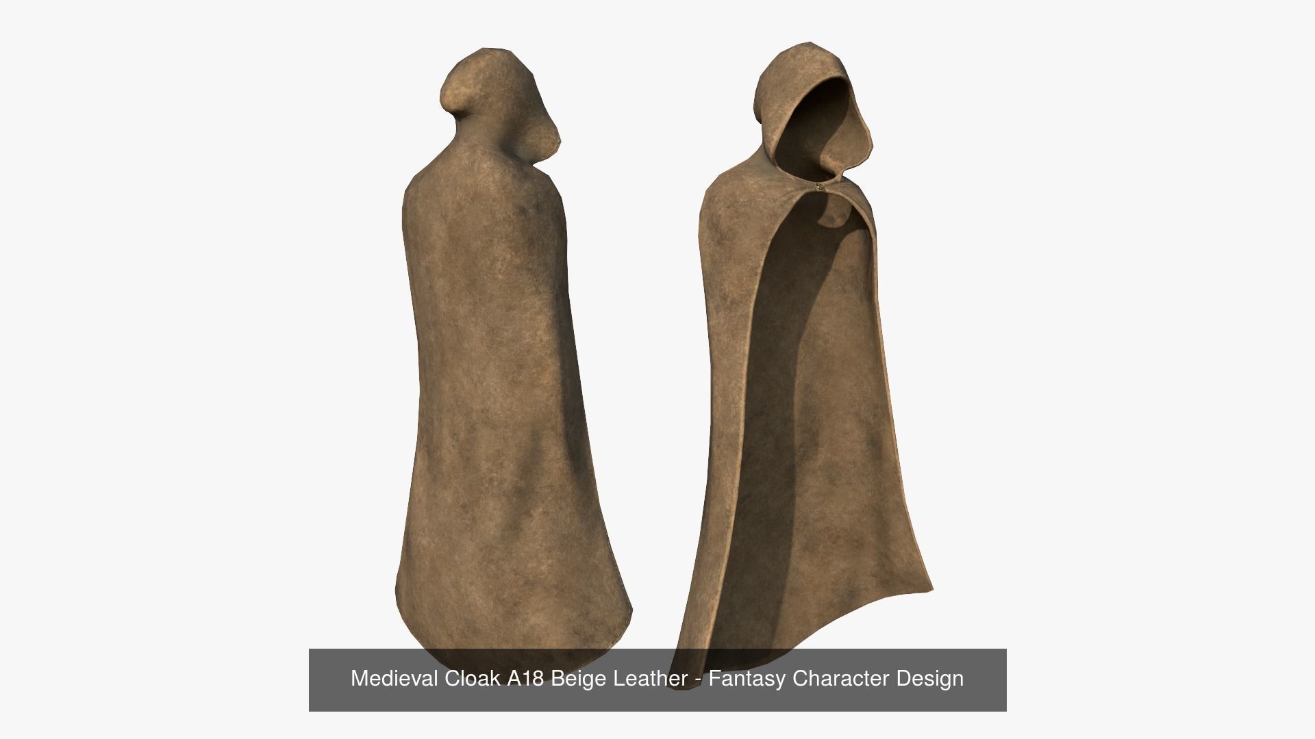 20 Medieval Cloaks A Collection - Fantasy Character Design VR / AR ...