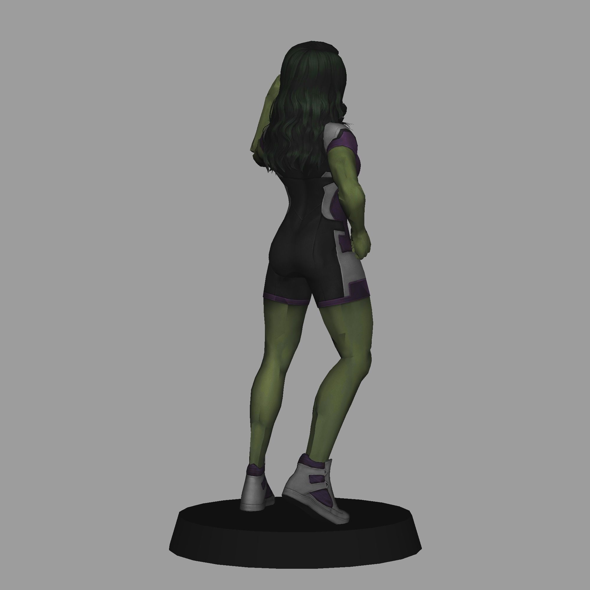 She Hulk LOW POLY 3D print model 3D model 3D printable | CGTrader