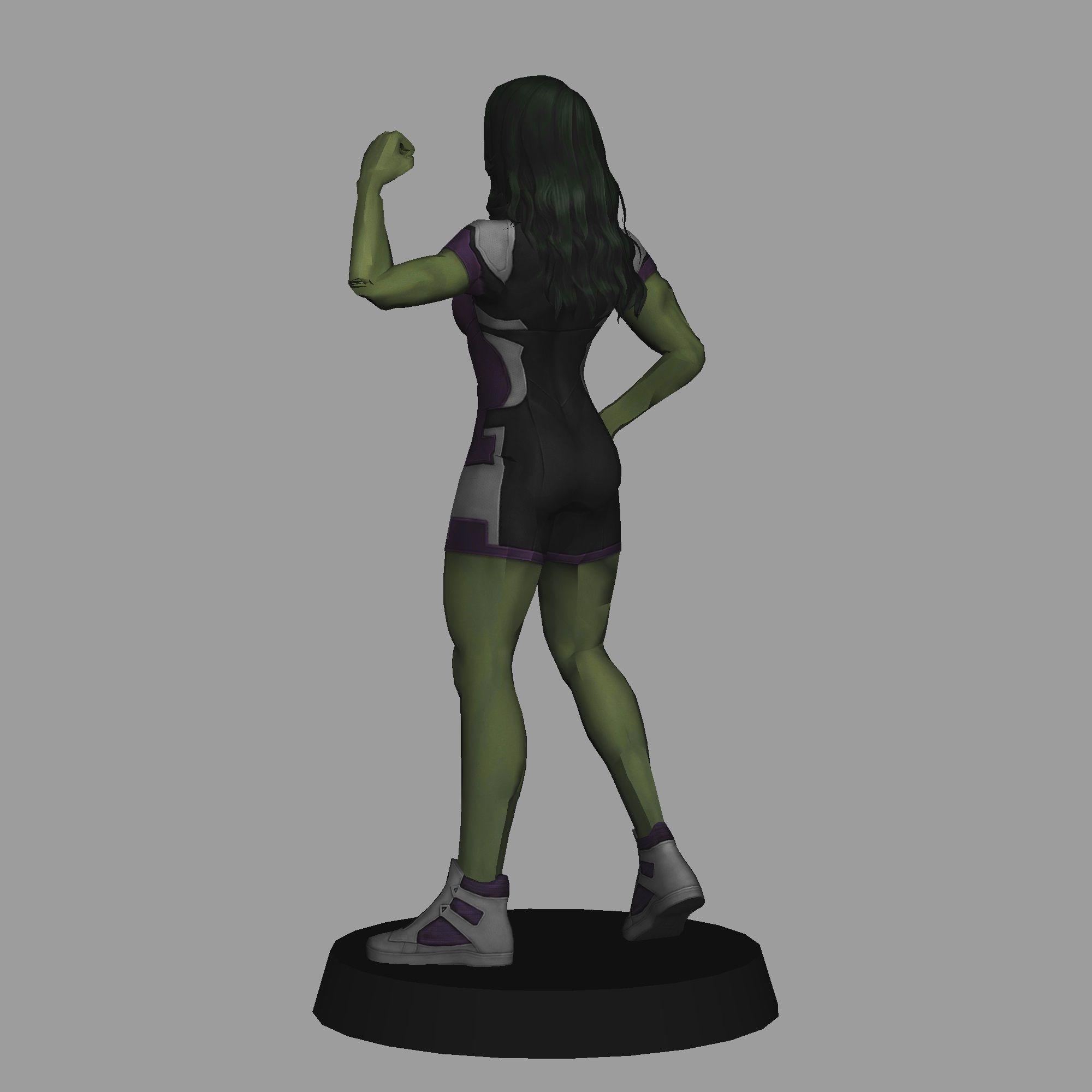 She Hulk LOW POLY 3D print model 3D model 3D printable | CGTrader
