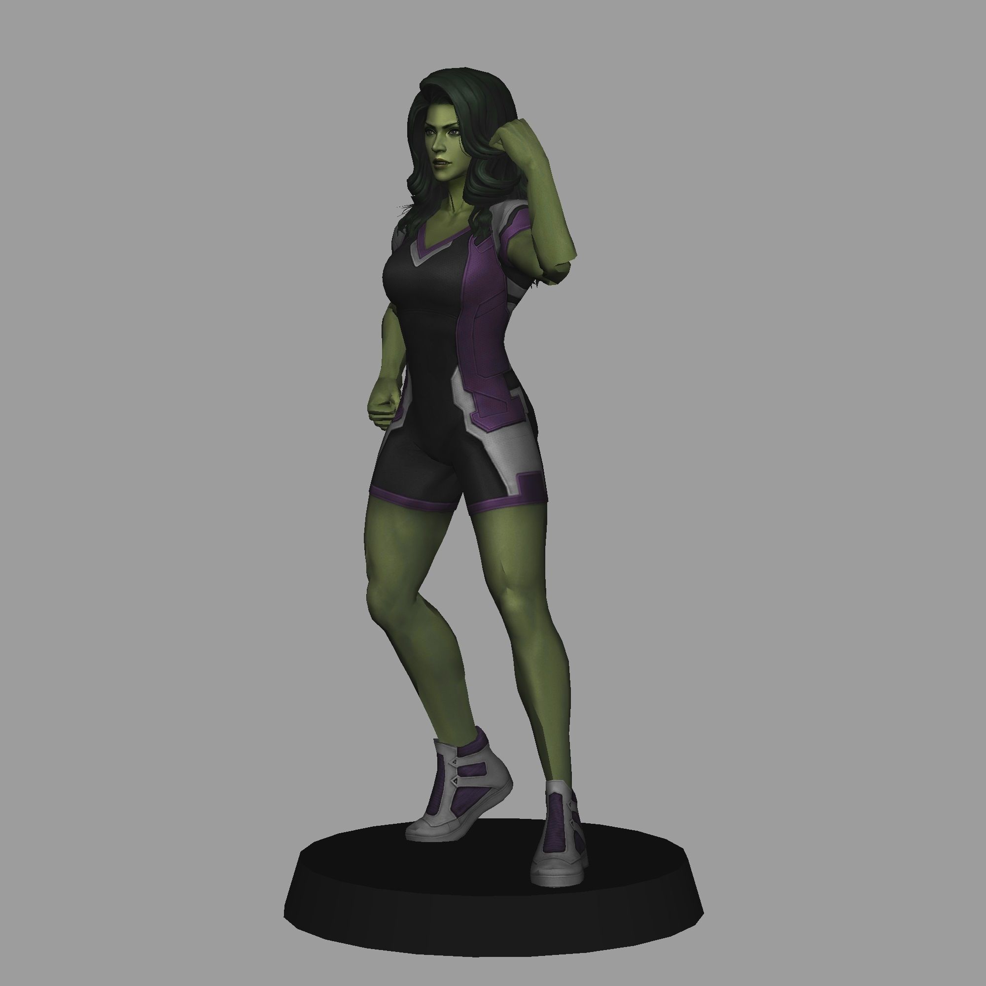 She Hulk LOW POLY 3D print model 3D model 3D printable | CGTrader