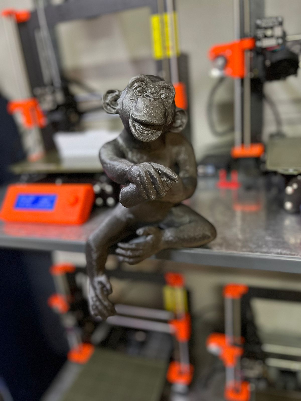 carlos and albert monkey never stop sign 3D model 3D printable | CGTrader
