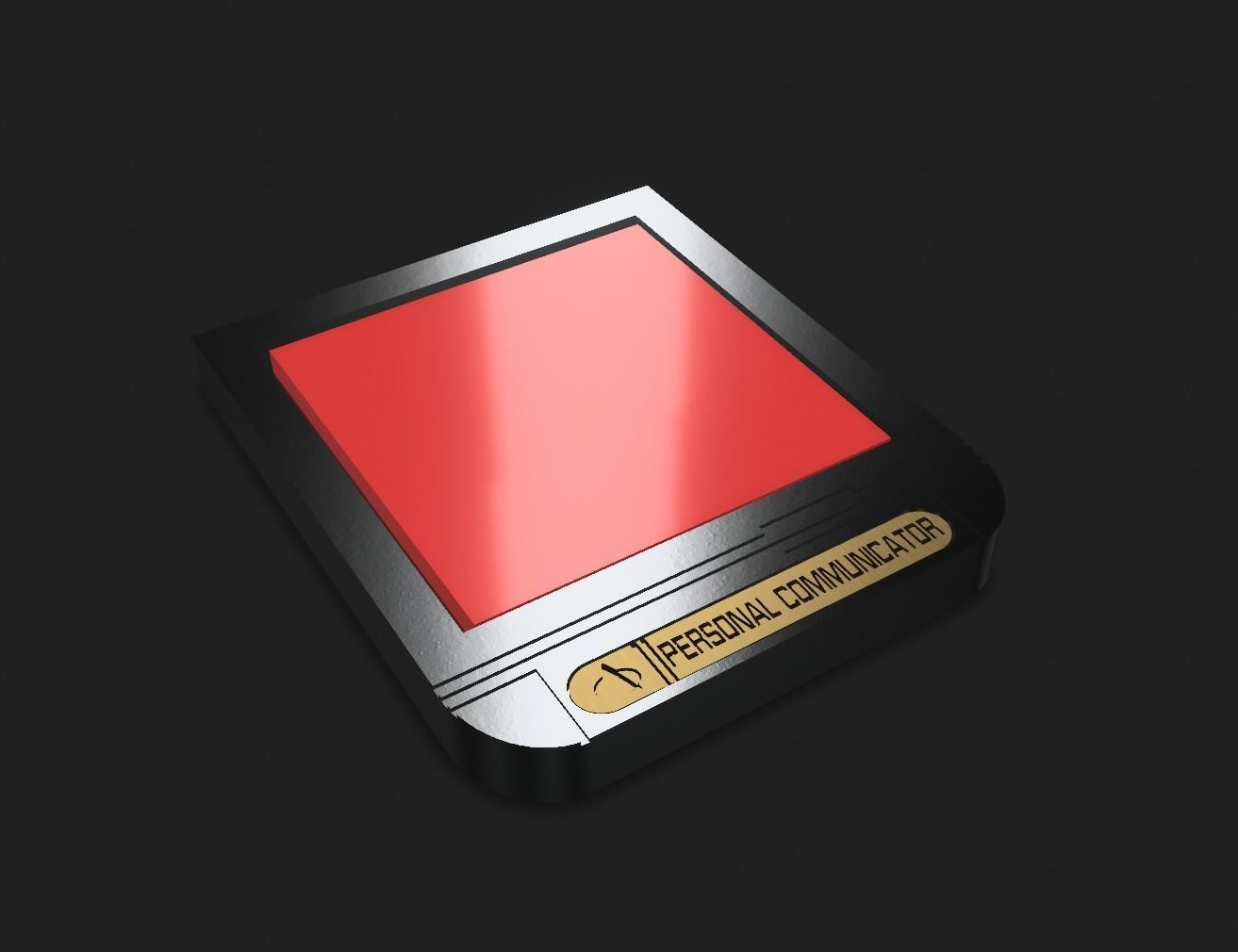 Star Trek Combadge display 3D model 3D printable | CGTrader