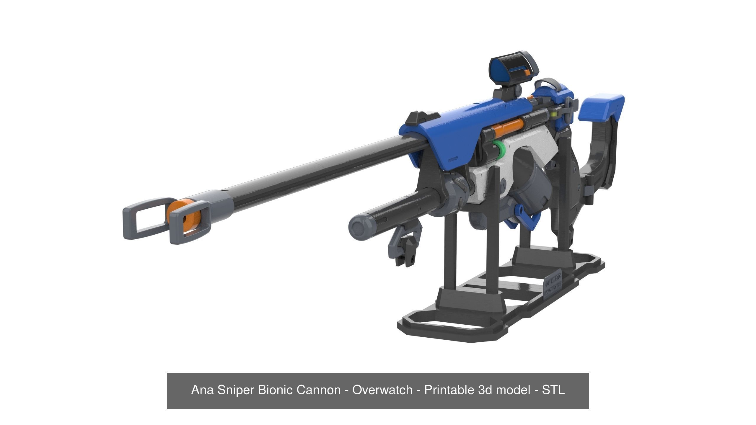 Ana Set - Overwatch - 3 Printable models - STL - Personal Use 3D Model ...