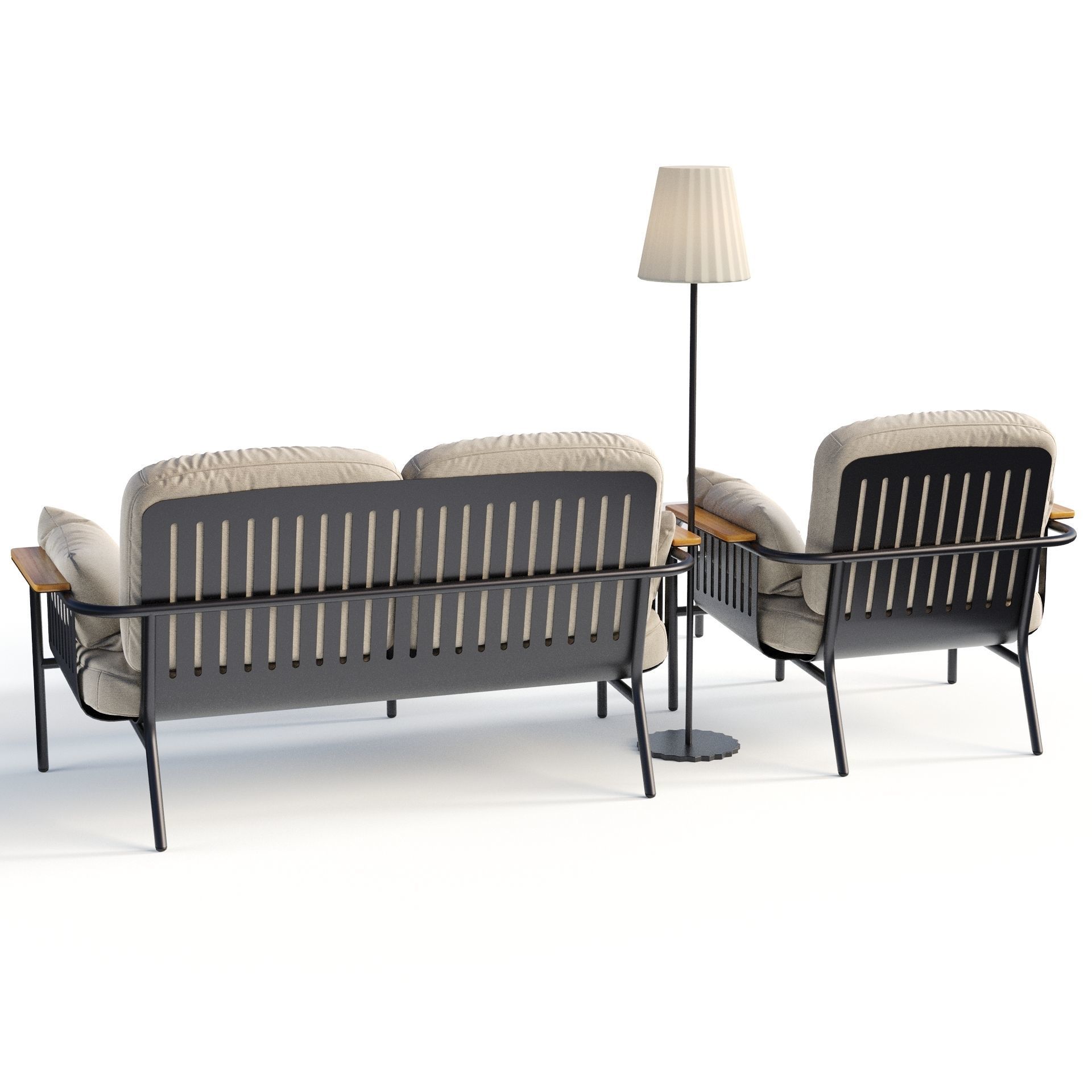 Capa Lounge Garden collection 3D model | CGTrader