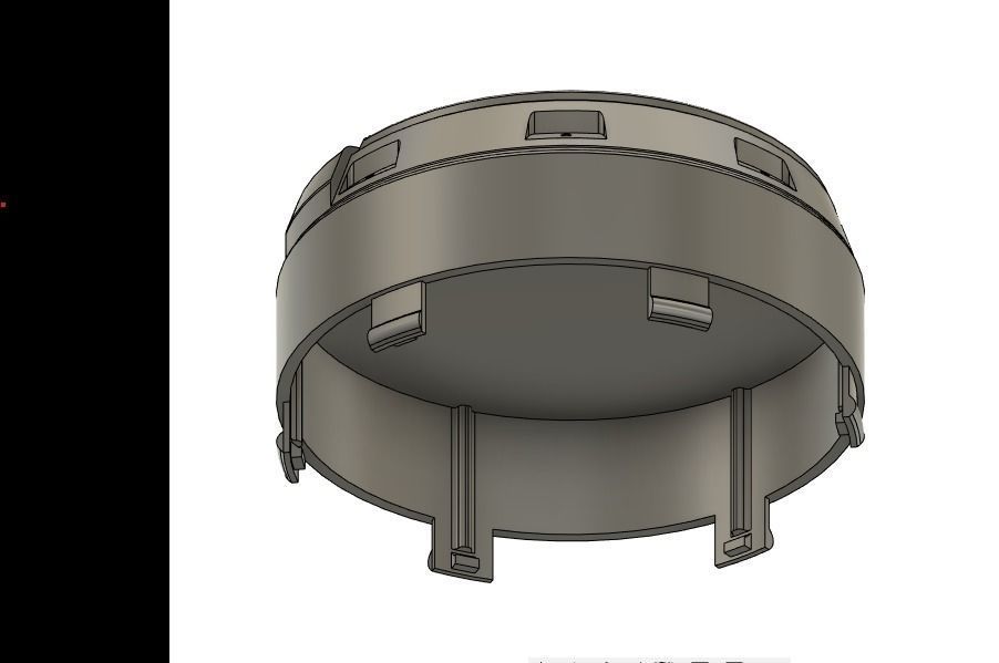 Raceline Center cap 3D model 3D printable | CGTrader