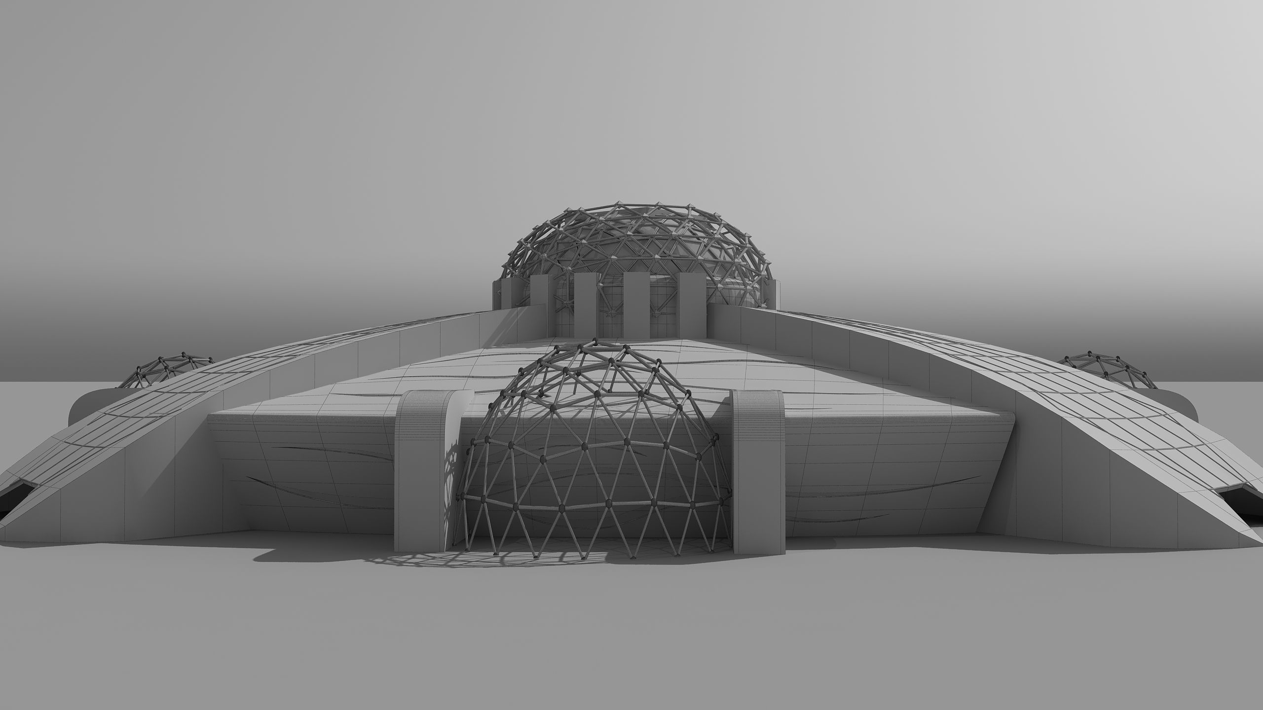 0097 - Organic Building 3D model | CGTrader