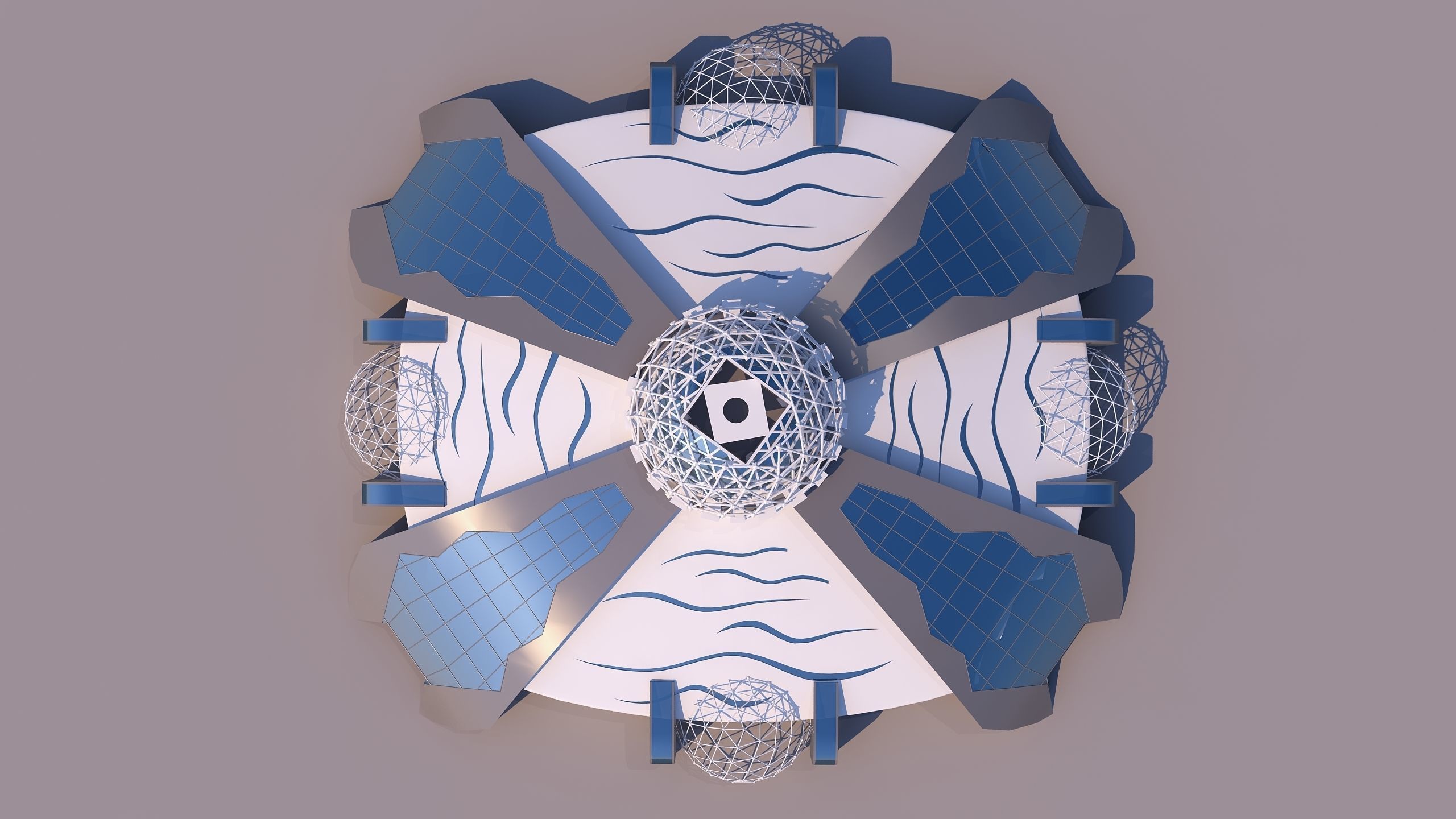 0097 - Organic Building 3D model | CGTrader